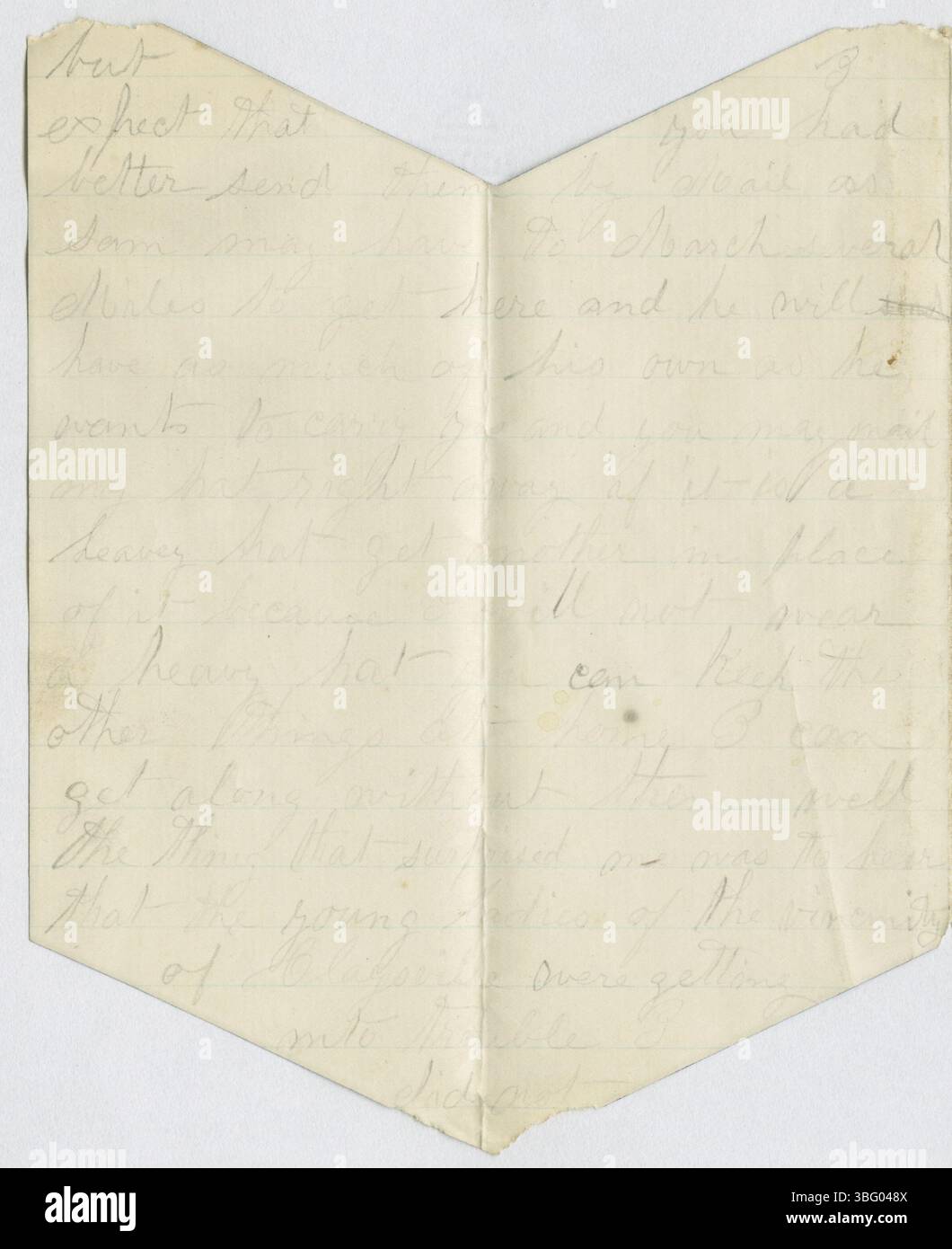 Joseph Aplin Martin's January 20, 1864 letter to Eleanor Kelley ...