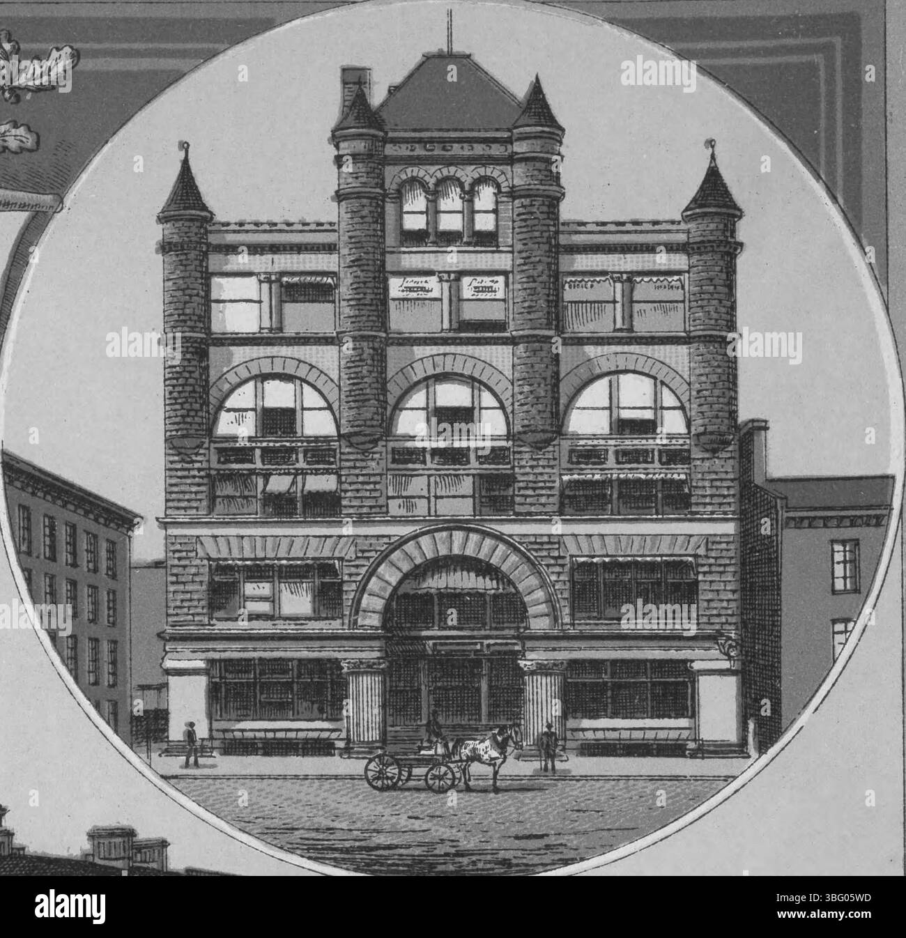 The Board of Trade Building, opened in 1889, housed an auditorium and ...