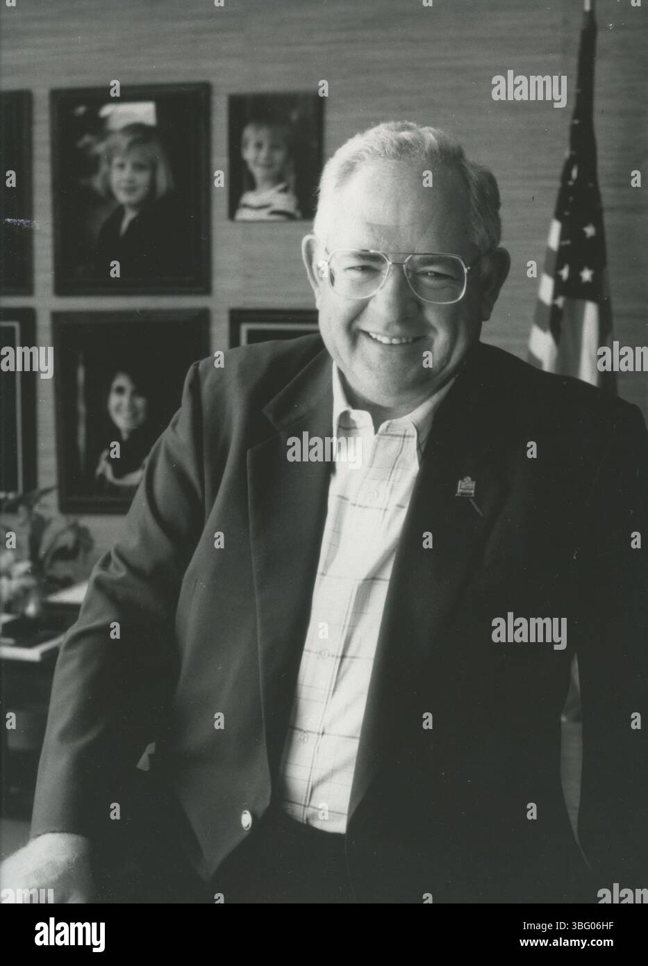 Portraits of Dave Thomas, the founder of Wendy's, who opened his first ...