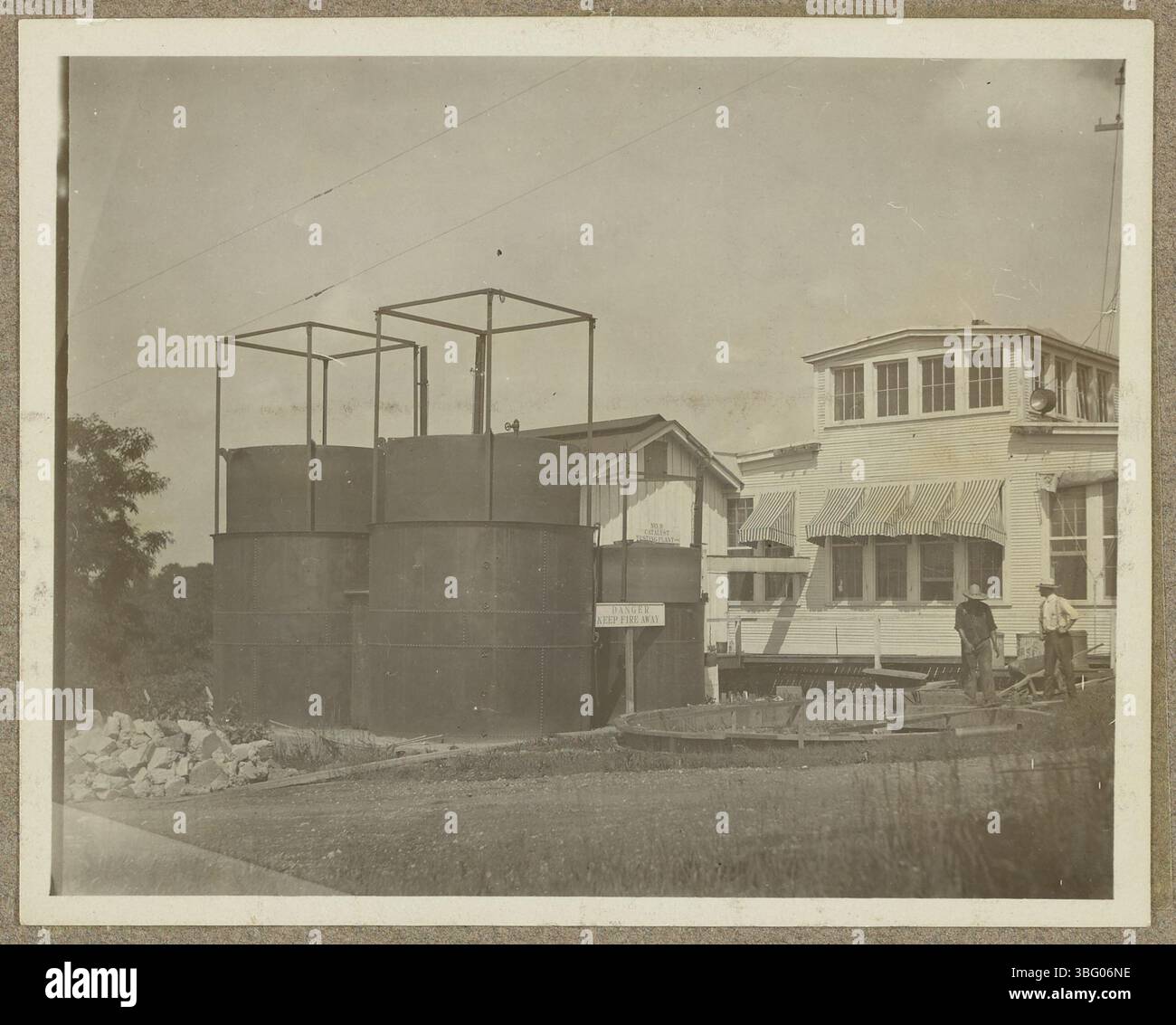 A gas storage facility at the Fixed Nitrogen Research Laboratory’s ...