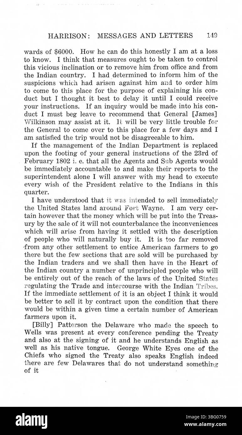 Page 182 of the messages and letters of William Henry Harrison documents important letters and ...