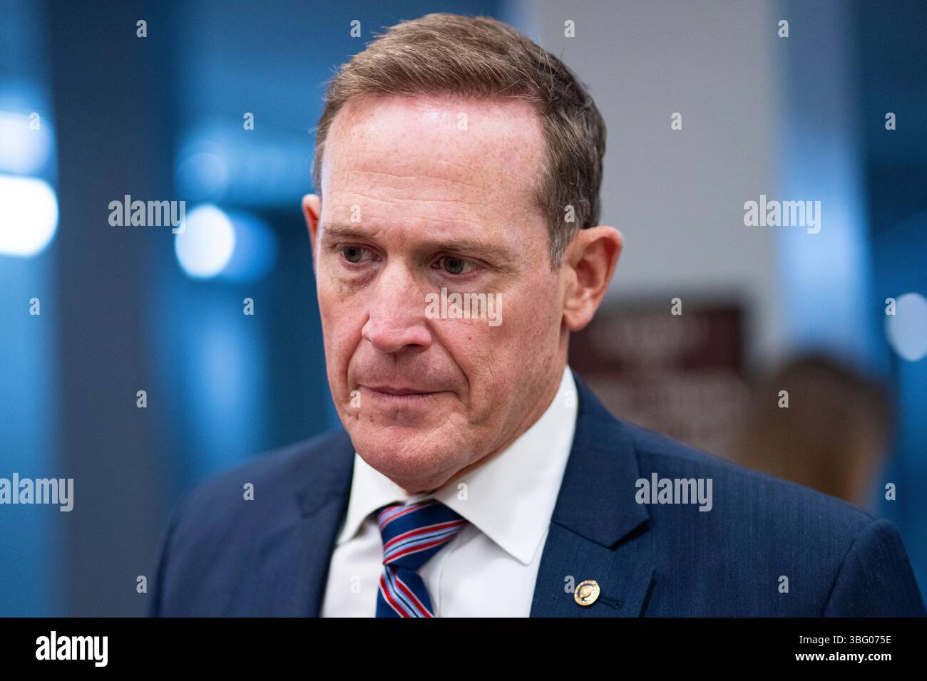 UNITED STATES - JUNE 3: Sen. Ted Budd, R-N.C., arrives for a vote in ...