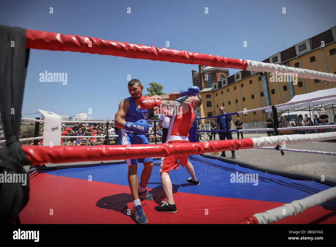 Inmates take part in the 13th edition of the Inter-Prison Boxing ...