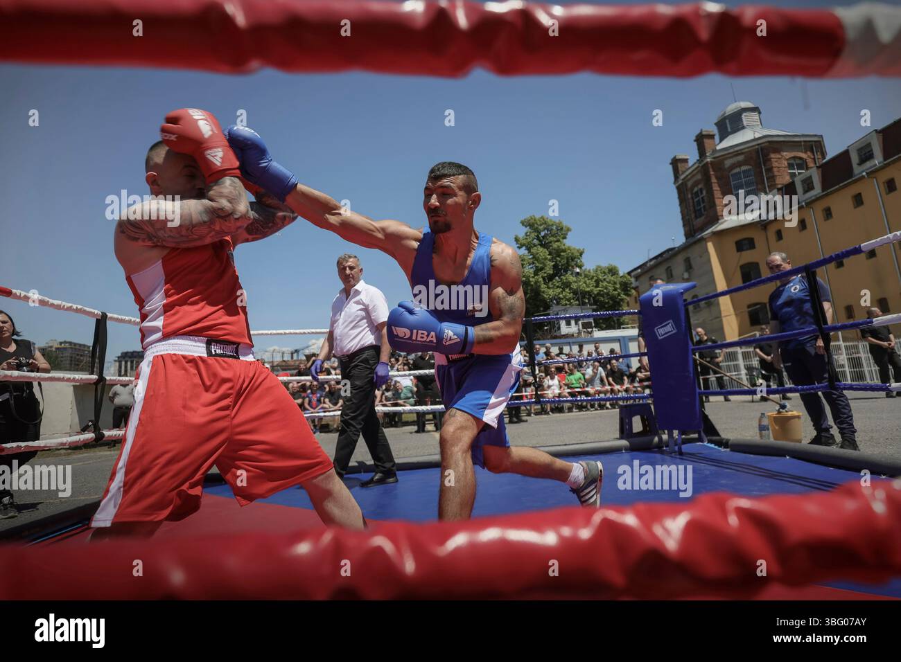 Inmates take part in the 13th edition of the Inter-Prison Boxing ...