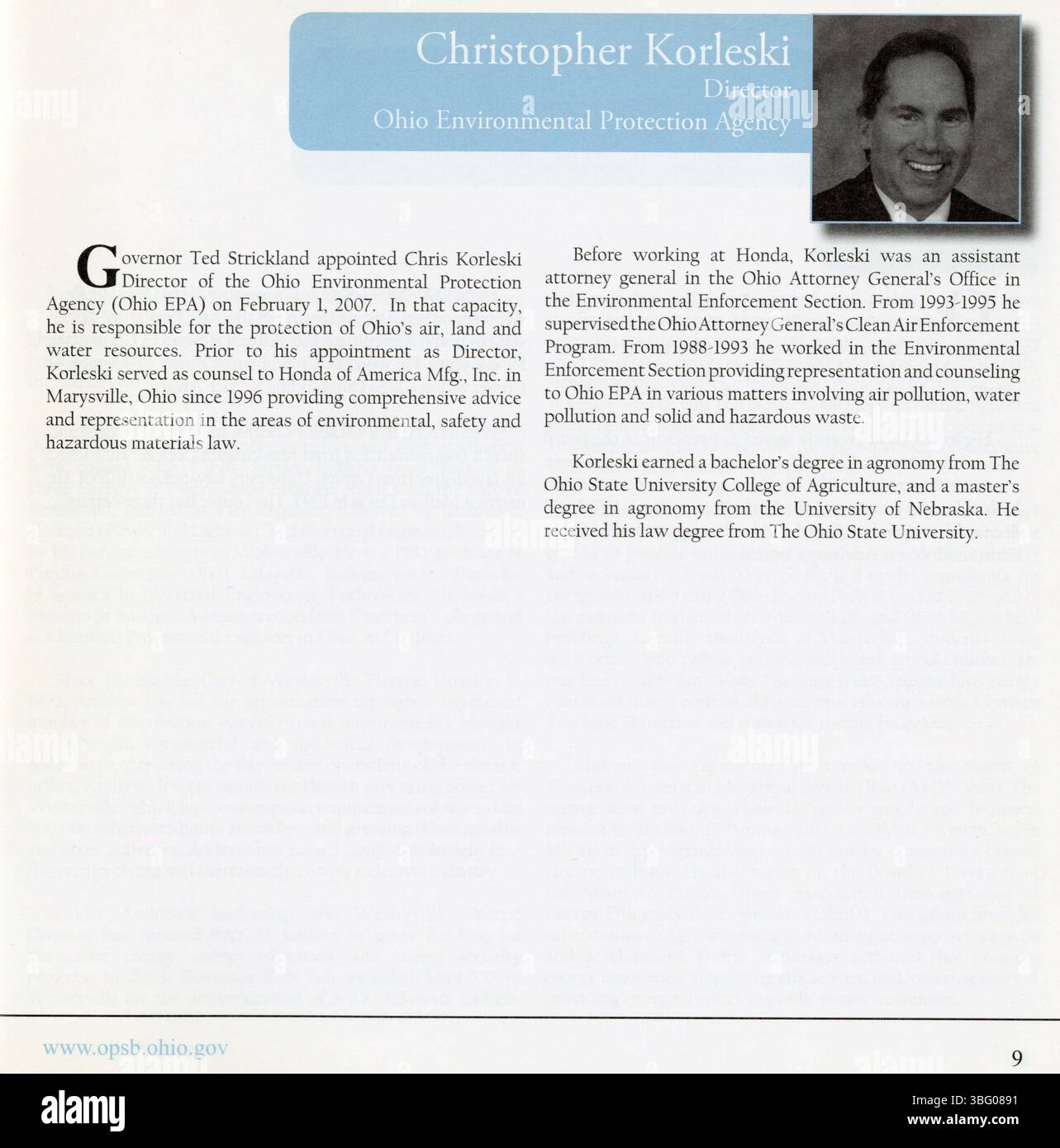 The 2007 Ohio Power Siting Board annual report includes detailed ...