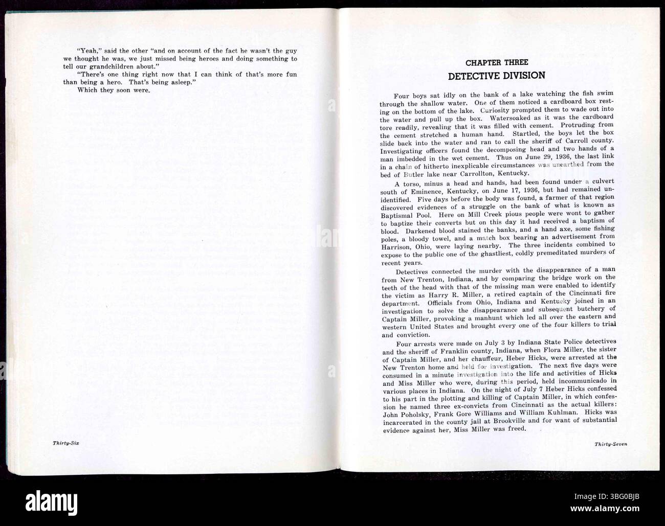 This page from the Indiana State Police history features a detailed ...