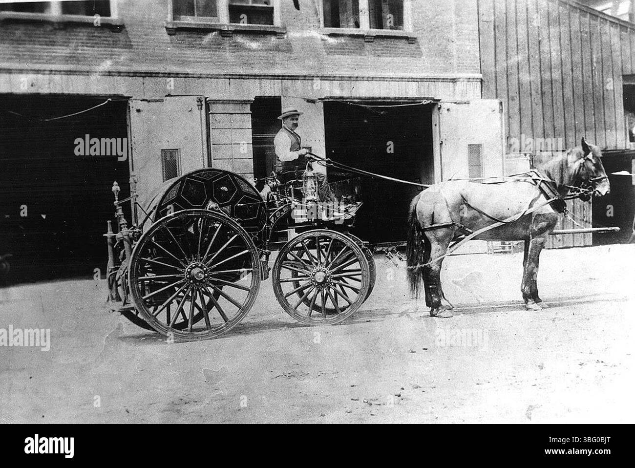 The 1888 Hook and Ladder Company No. 1 fire wagon, nicknamed 'Gift', is ...