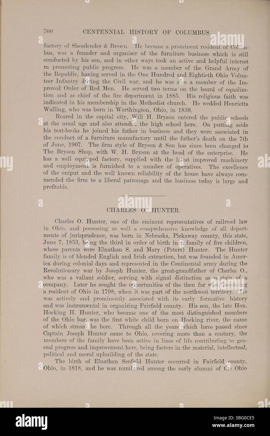 This page of Taylor's Centennial History continues to document the ...