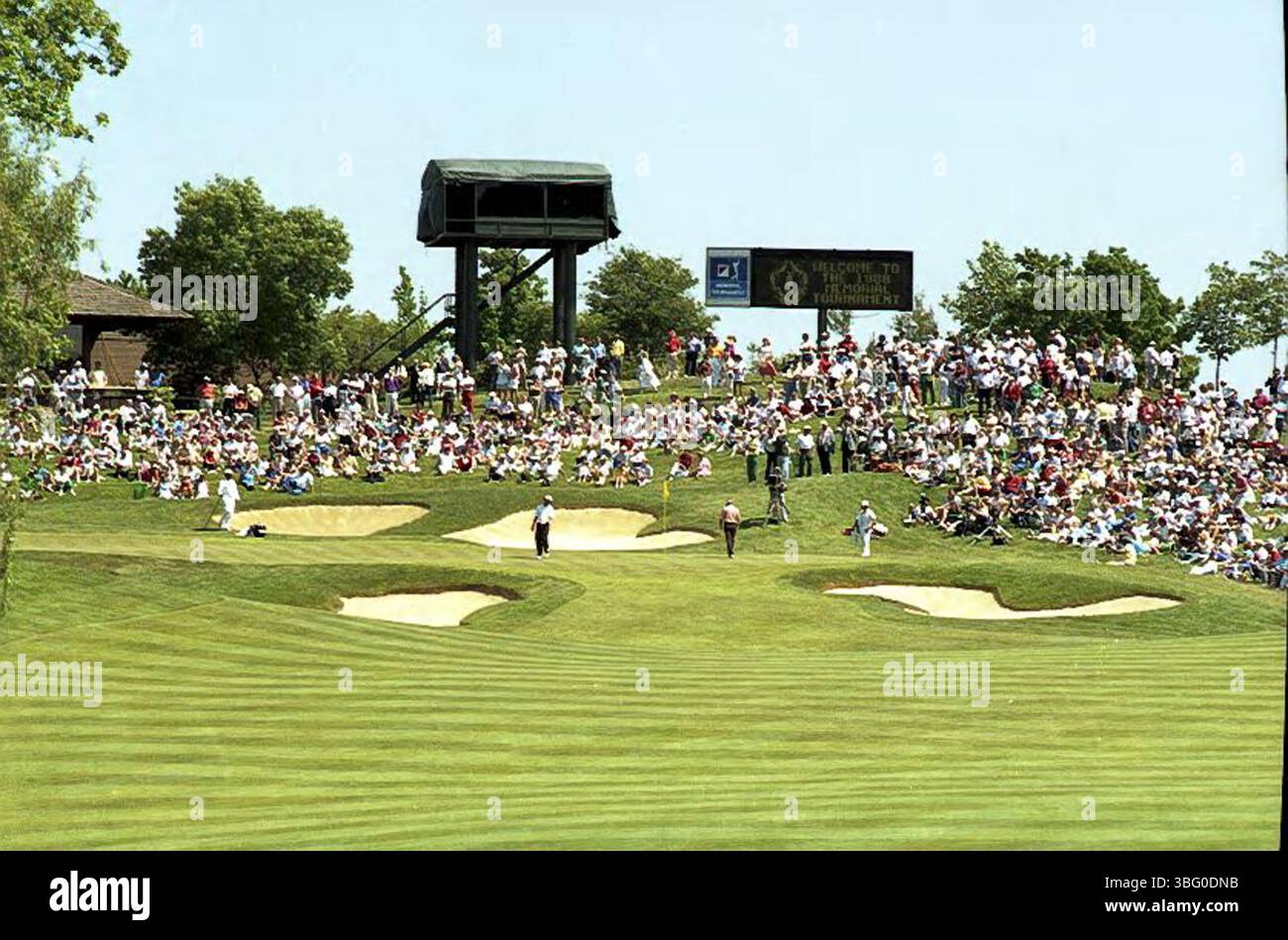 Day one of the 1988 Memorial Tournament at Muirfield Village Golf Club ...