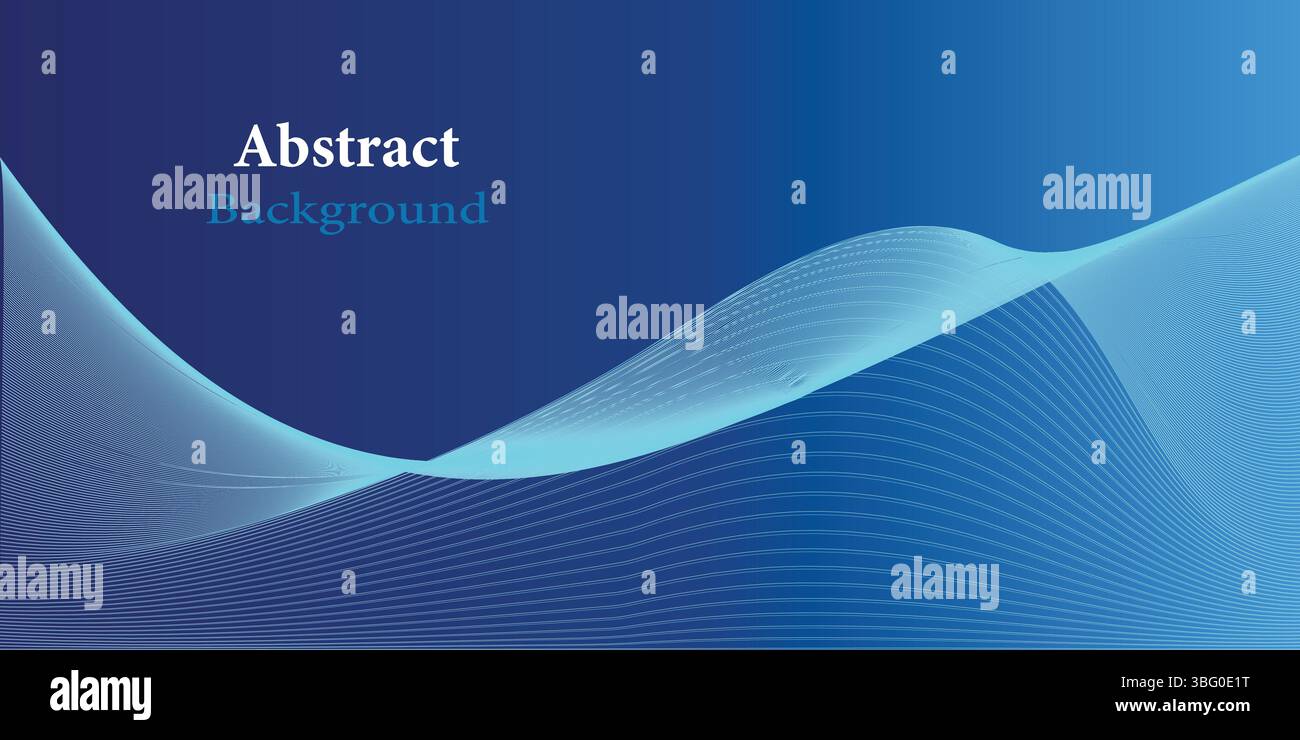 Abstract smooth line wave gradient Stock Vector Images - Alamy