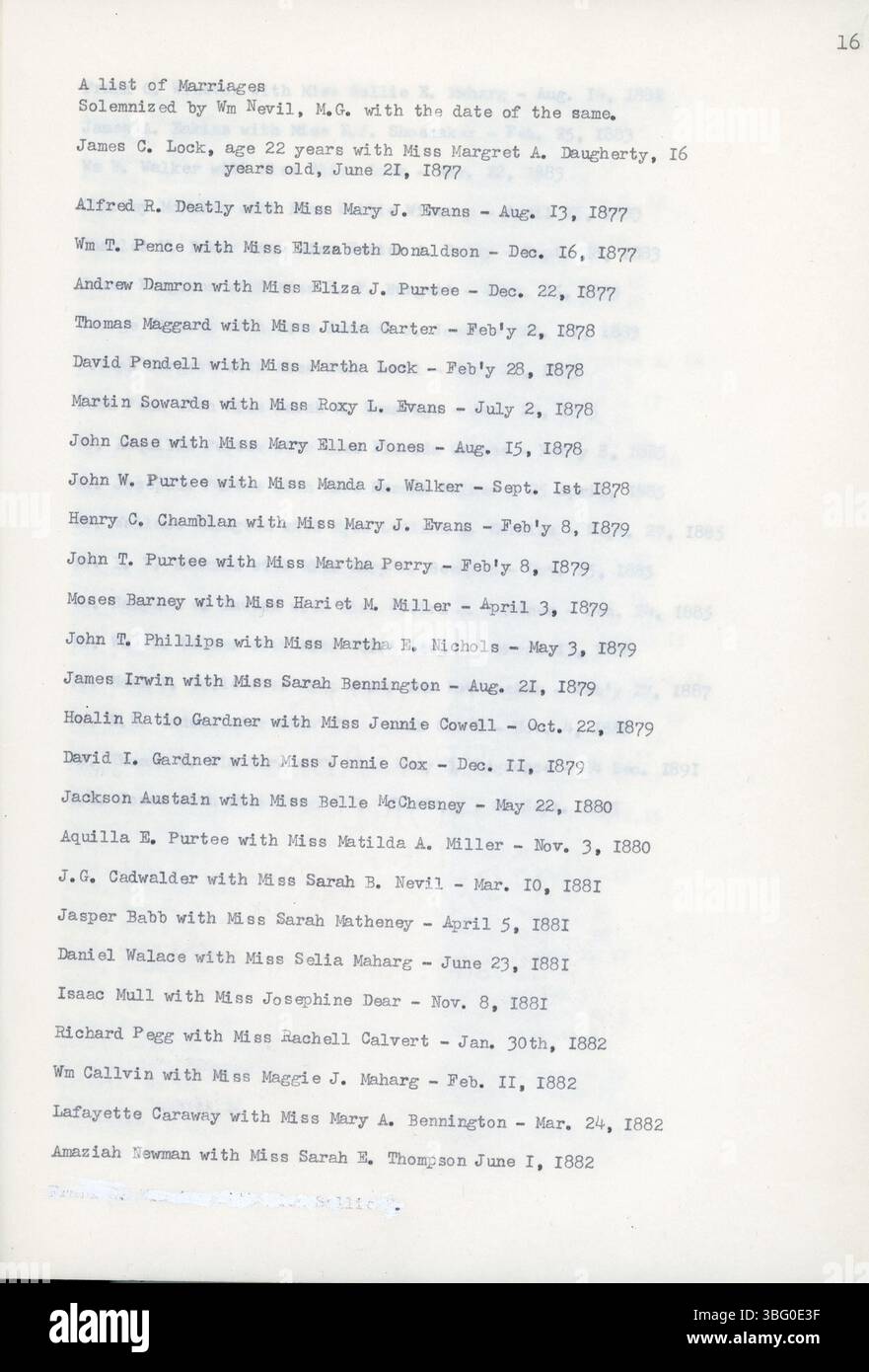 The Peach Mountain Church records from 1840-1895 trace the history of ...