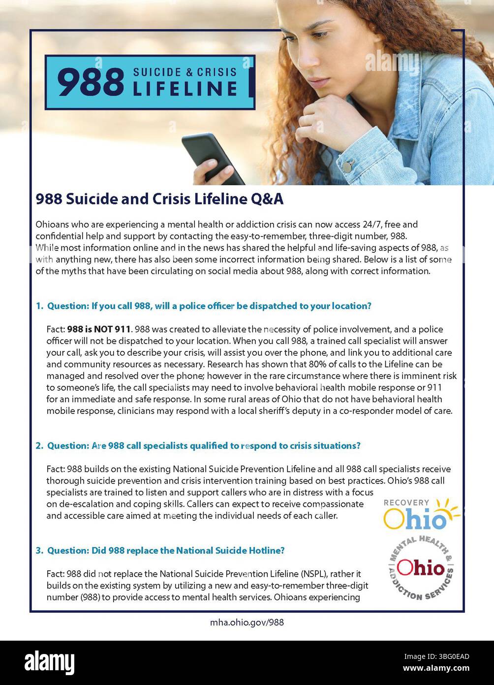 Published in 2022, this document explains the 988 Suicide & Crisis ...