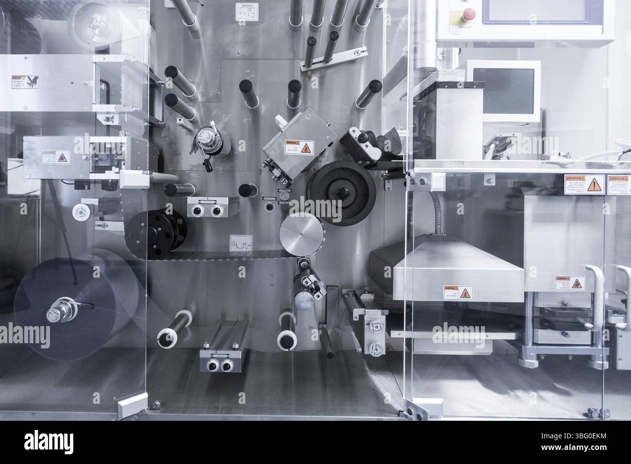 Plant picture, high-tech machines at the plant Stock Photo - Alamy