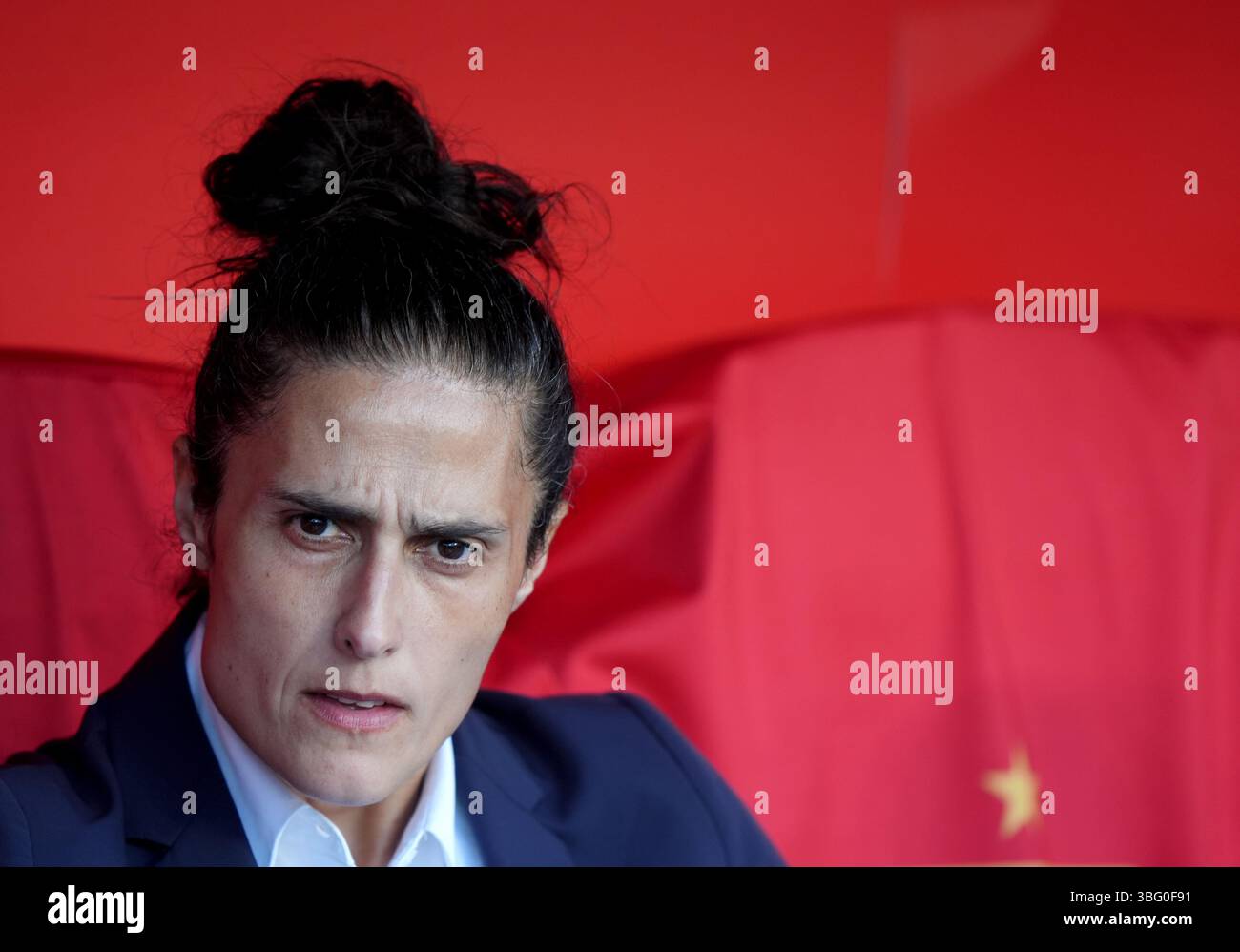 Spain Manager Montserrat Tome Vazquez Before The Uefa Women S Nations