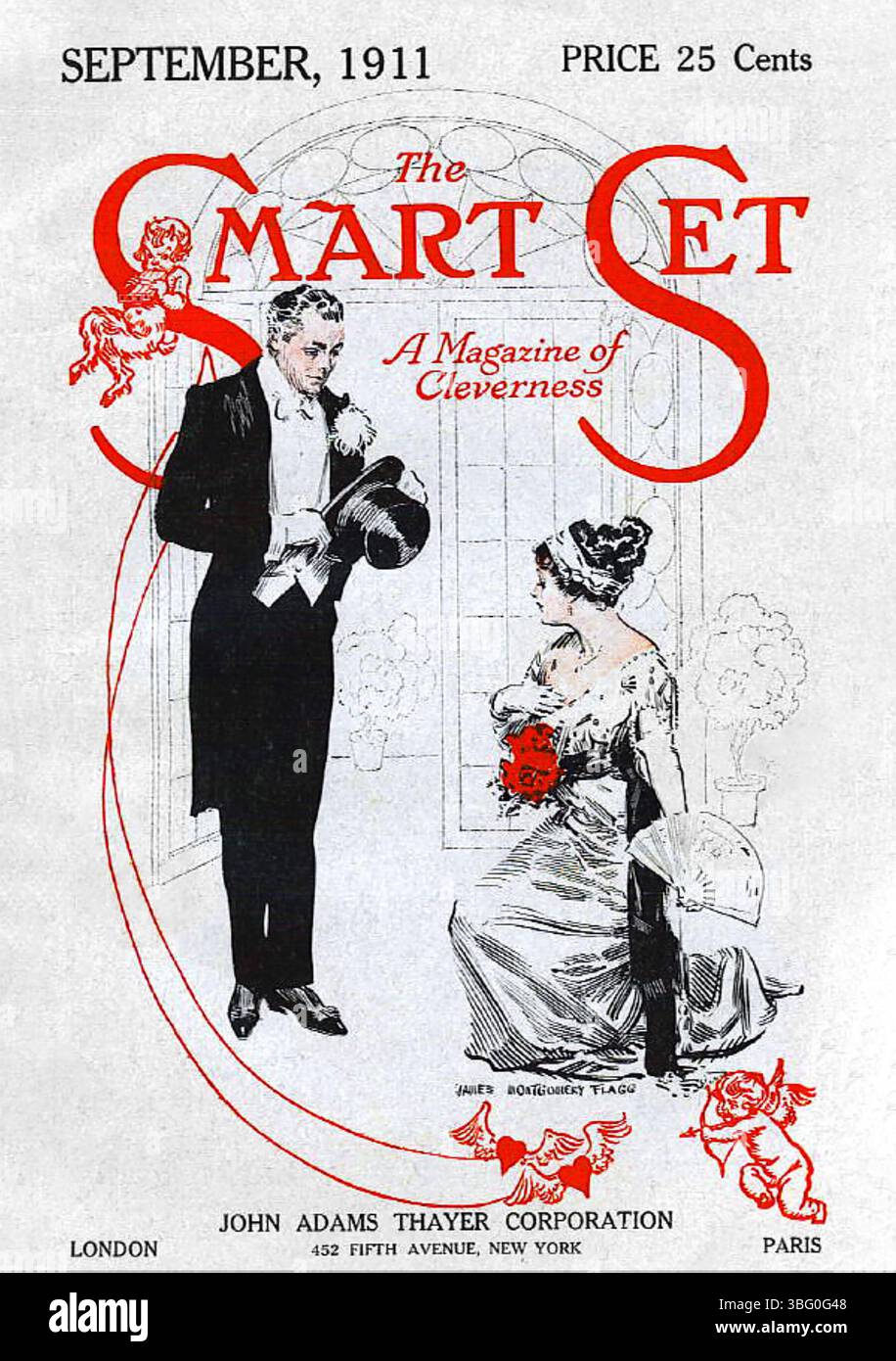 JAMES MONTGOMERY FLAGG (1877-1960) American artist and illustrator. Cover Of The Smart Magazine ...