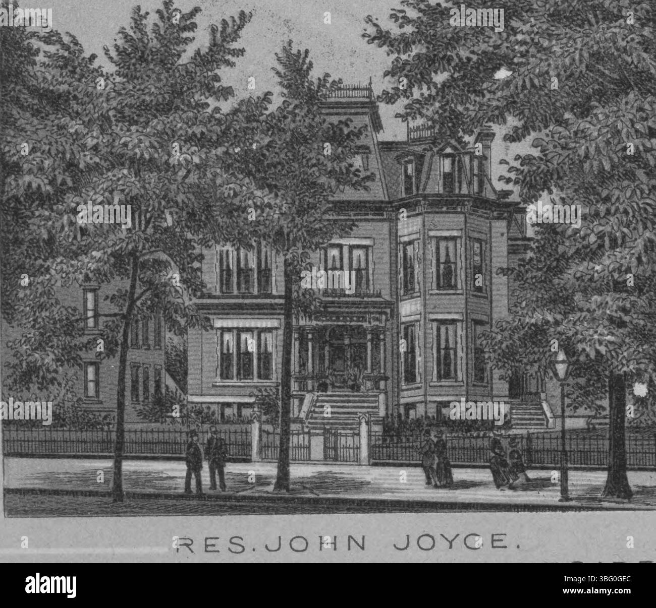 This 1889 residence, built by John Joyce for $90,000, was a 21-room ...