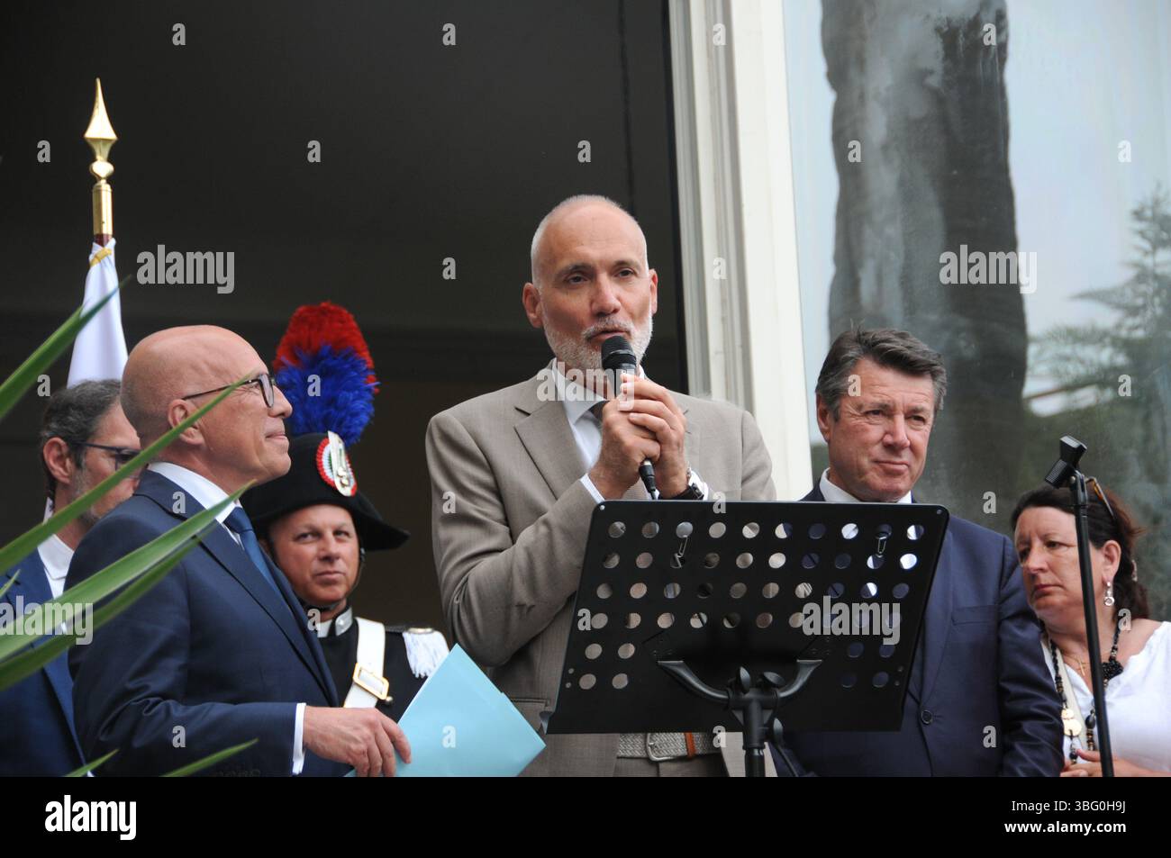 Nice, France. 2nd June 2025. Italians and French personalities attend ...