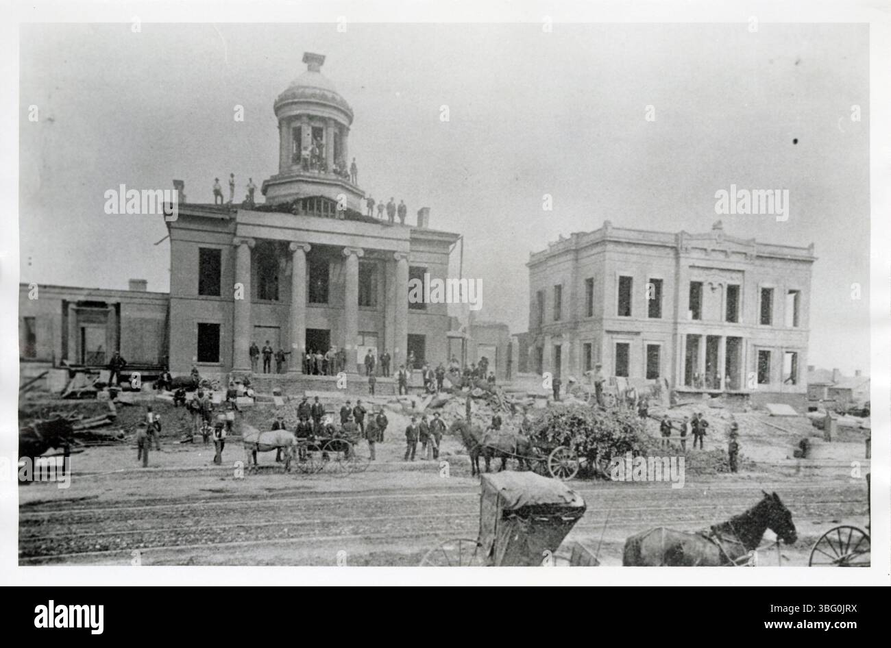 The demolition of the Franklin County Courthouse in 1884 marked the end ...