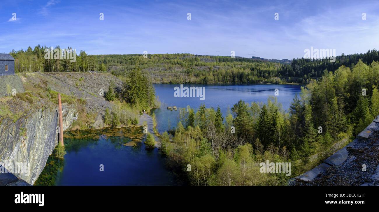 Lehesten Slate Park, industrial monument, technical monument, former ...