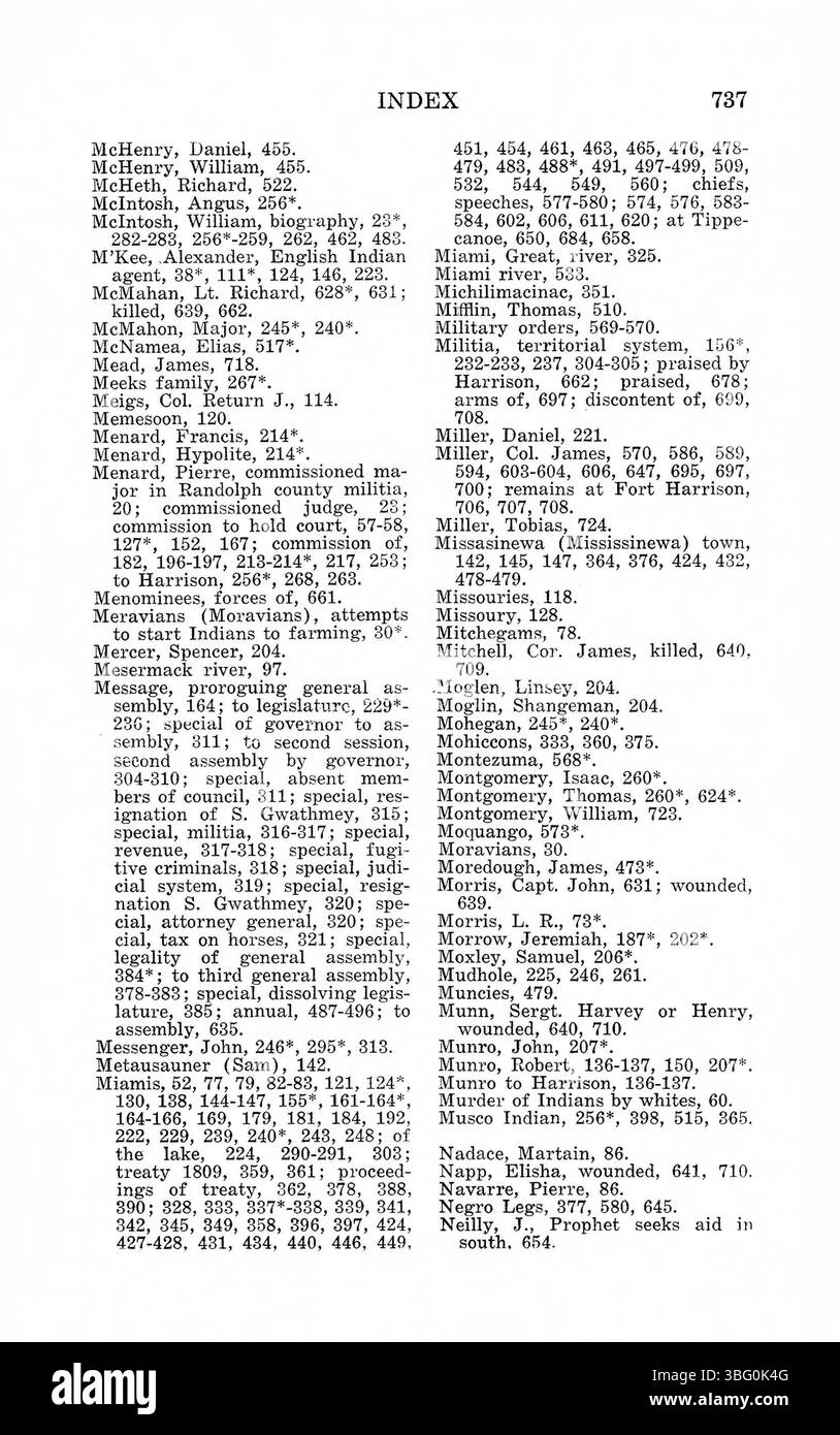 This page from the two-volume set of William Henry Harrison's messages ...