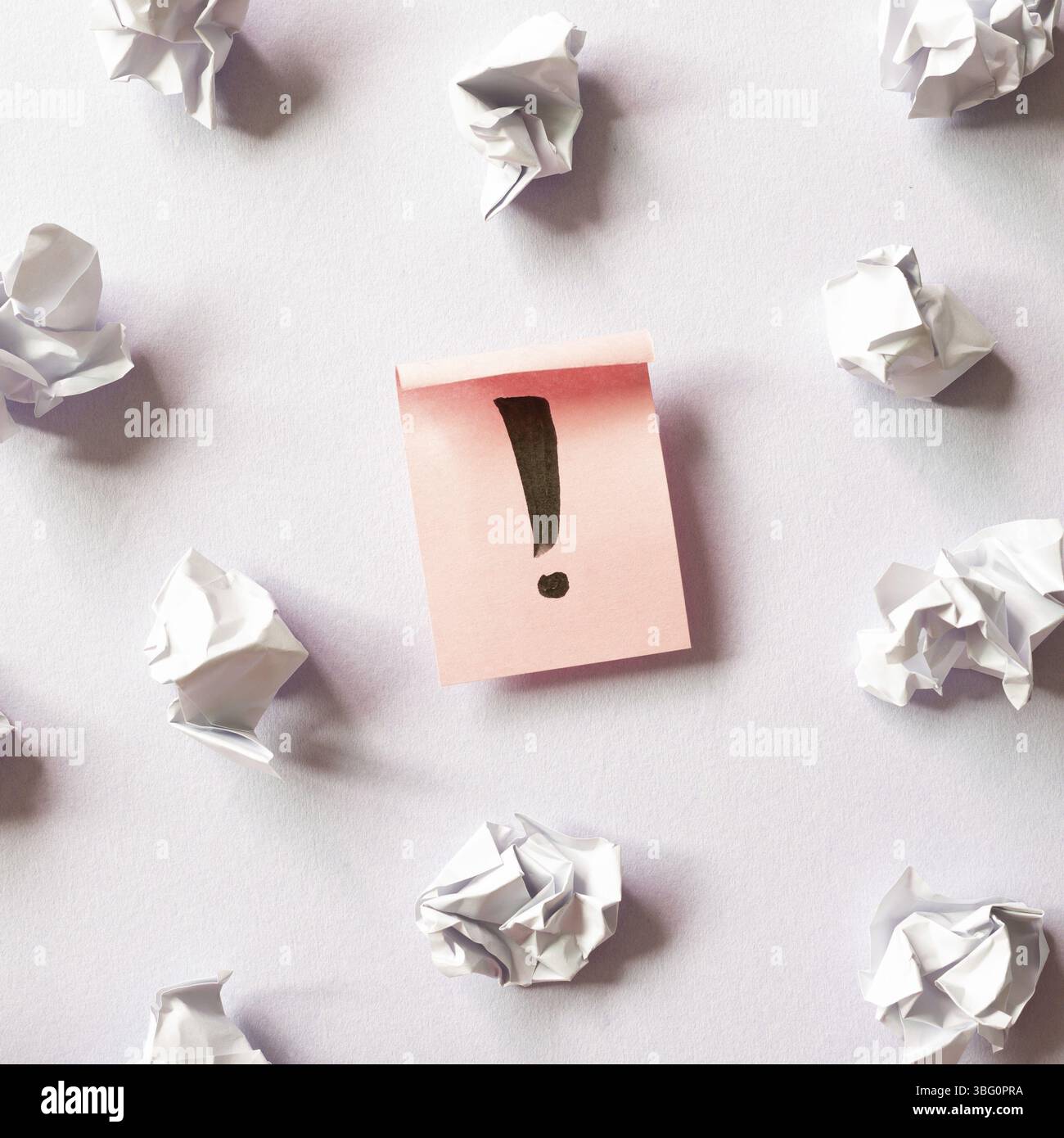 Exclamation mark on purple hi-res stock photography and images - Alamy