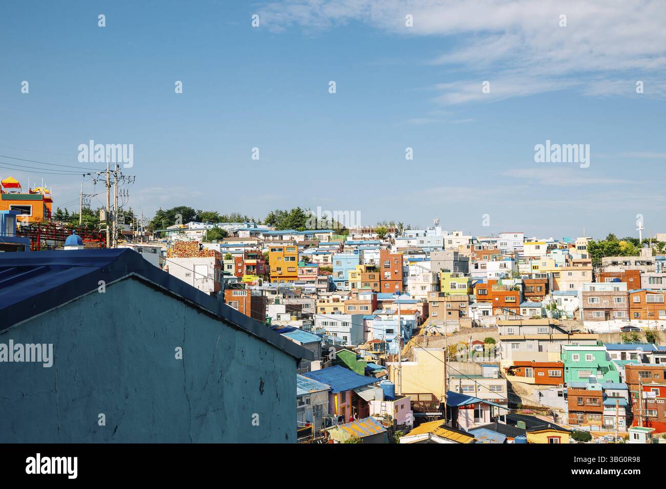 Gamcheon Culture Village colorful houses in Busan, Korea Stock Photo ...