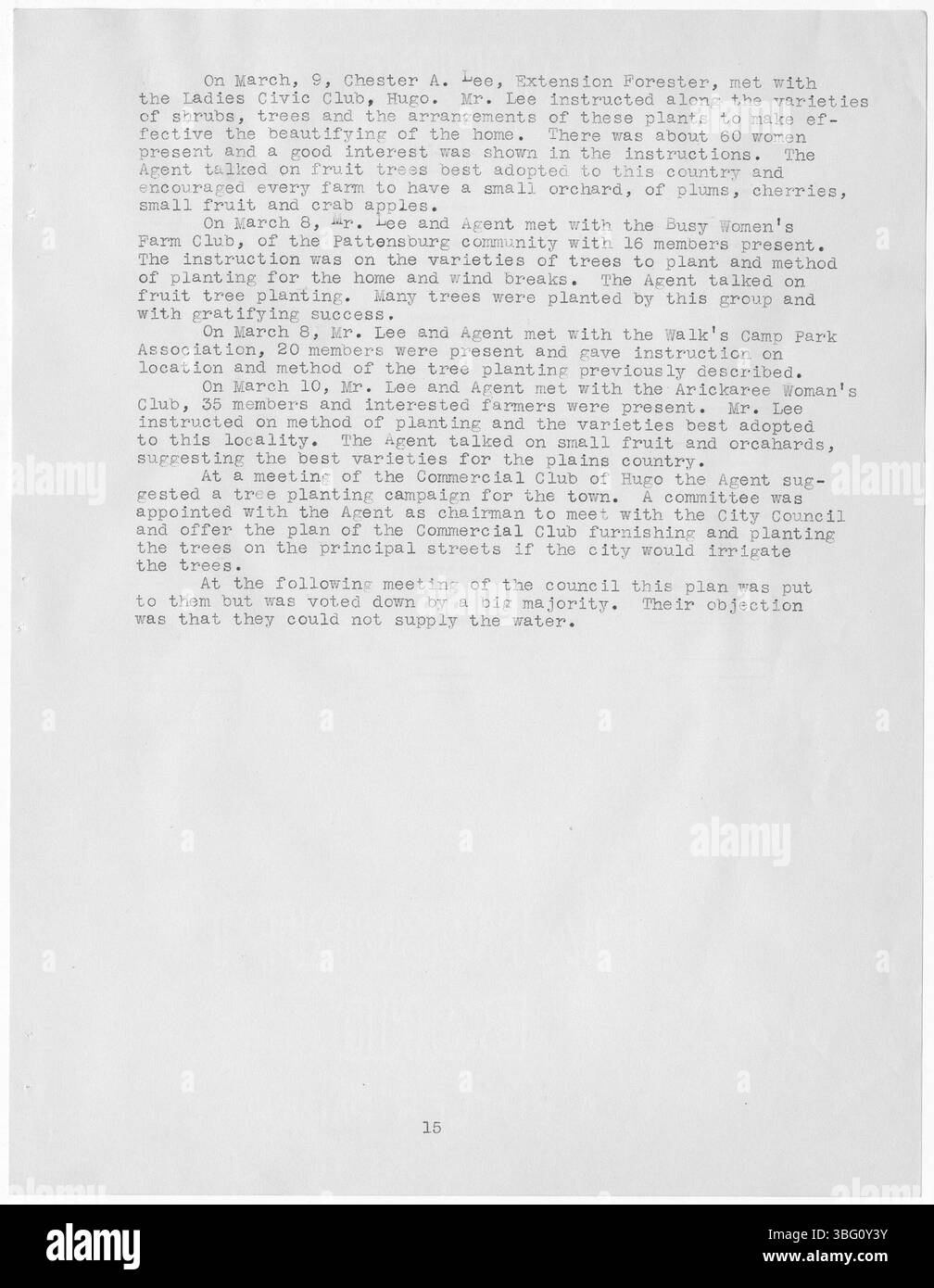 This 1927 Lincoln County Extension Service report summarizes efforts in ...