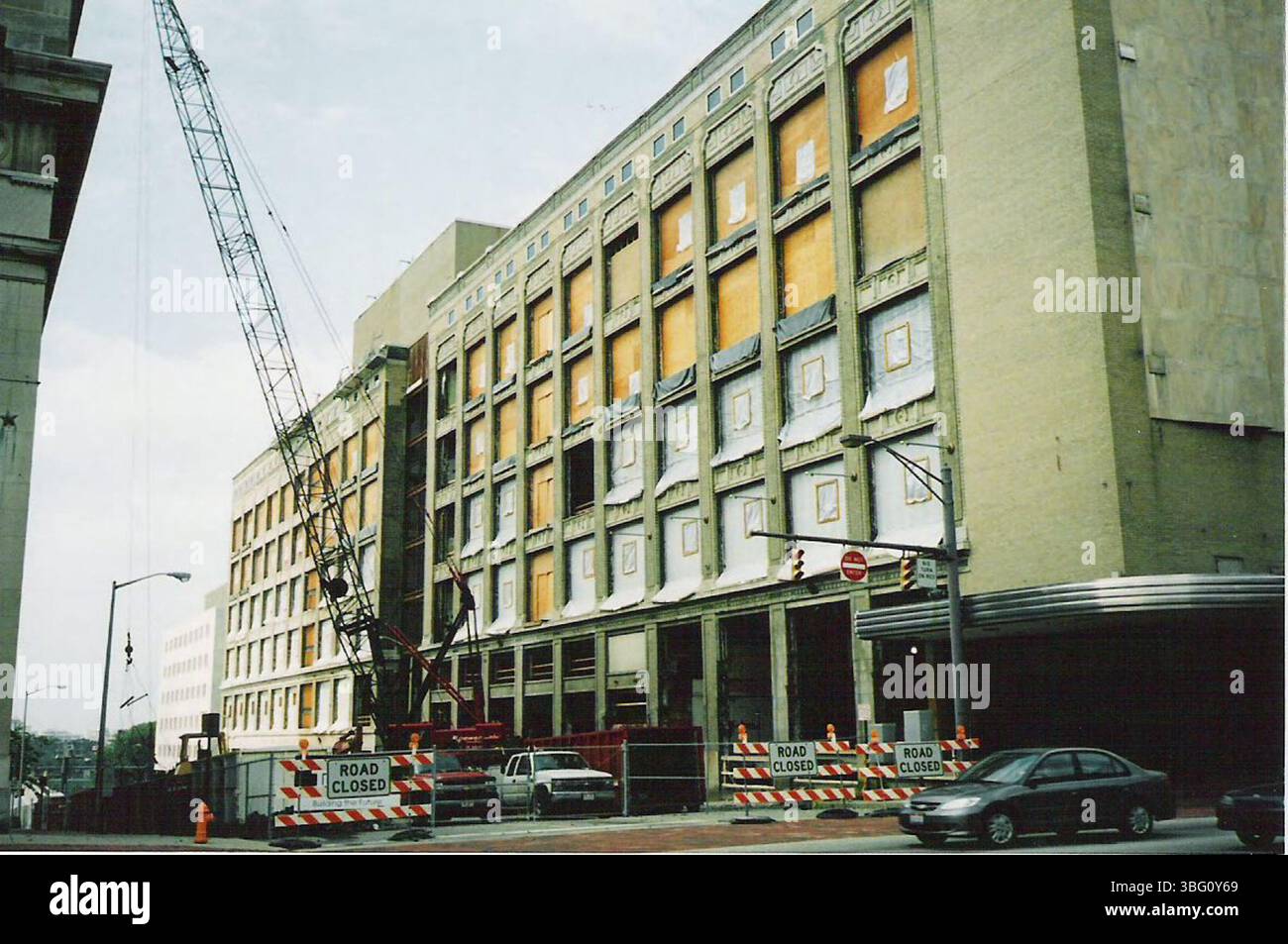 A 2005 photograph from Town Street showing the renovation of the former ...
