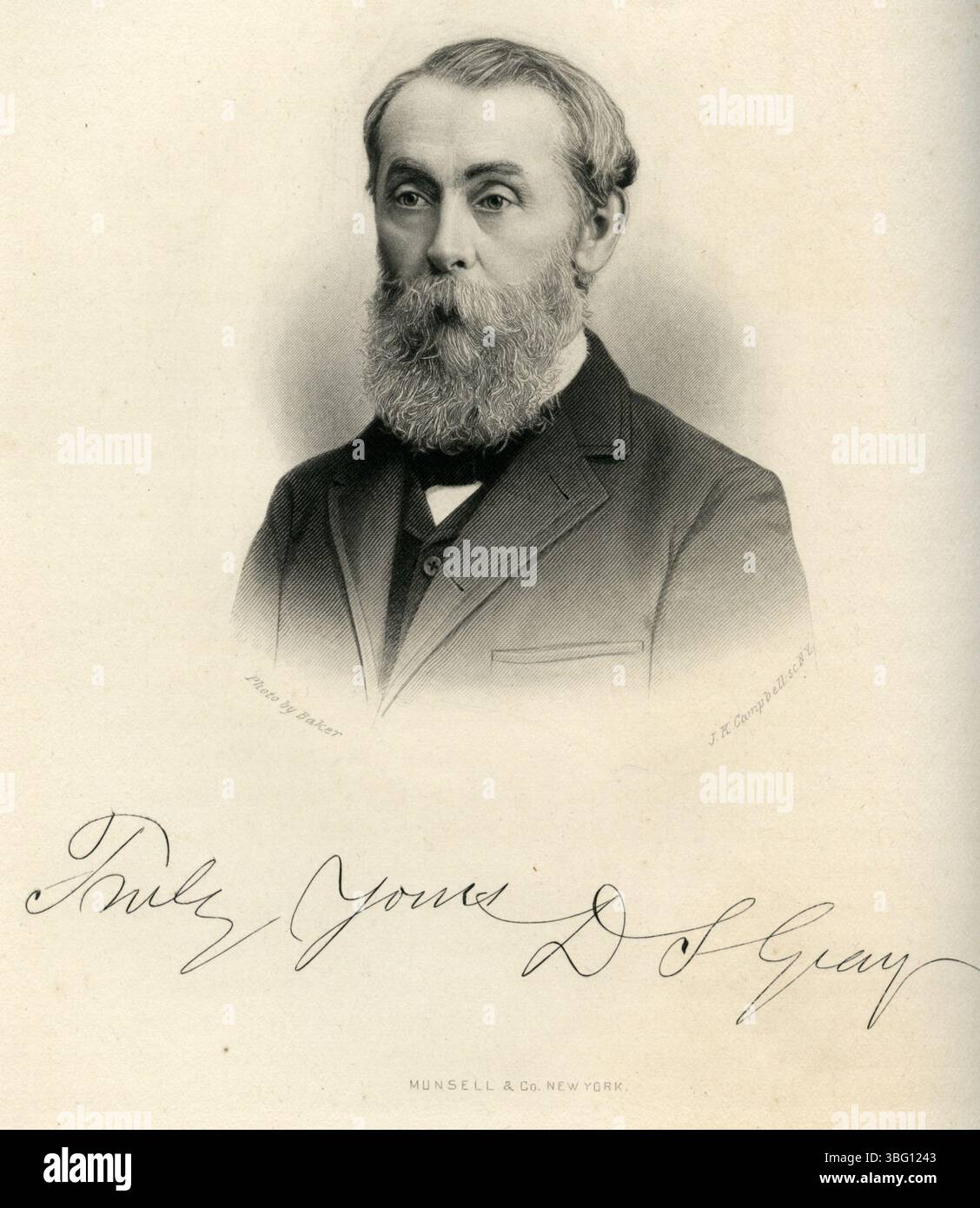 David Simpson Gray (1829-1921) was a railroad executive from 1850 to ...