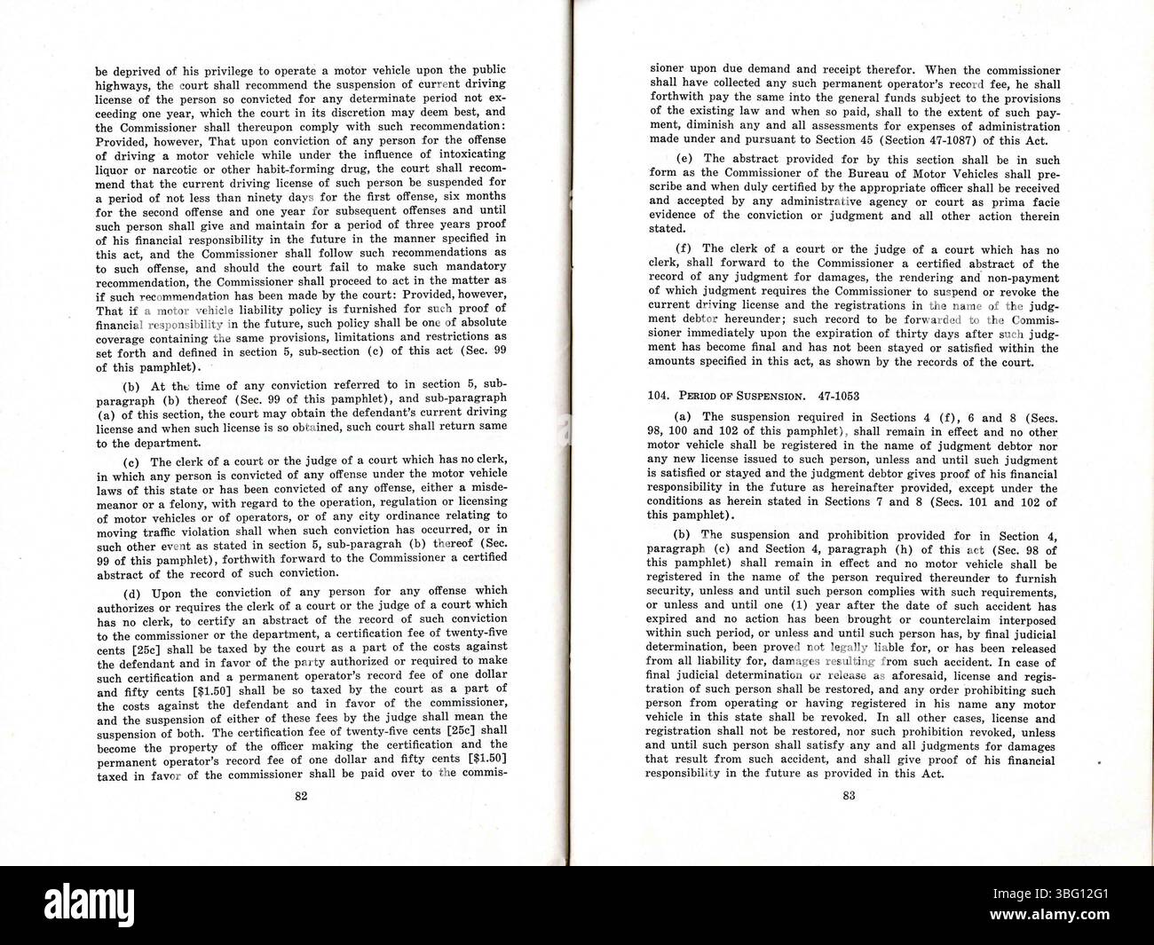 The 1952 Indiana motor vehicle laws outline regulations on registration ...