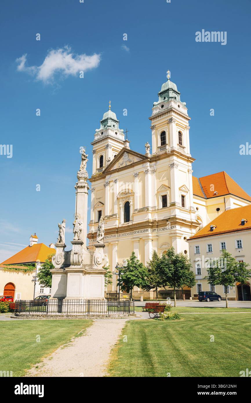 Church of the Assumption of the Virgin Mary in Valtice, Czech Republic ...