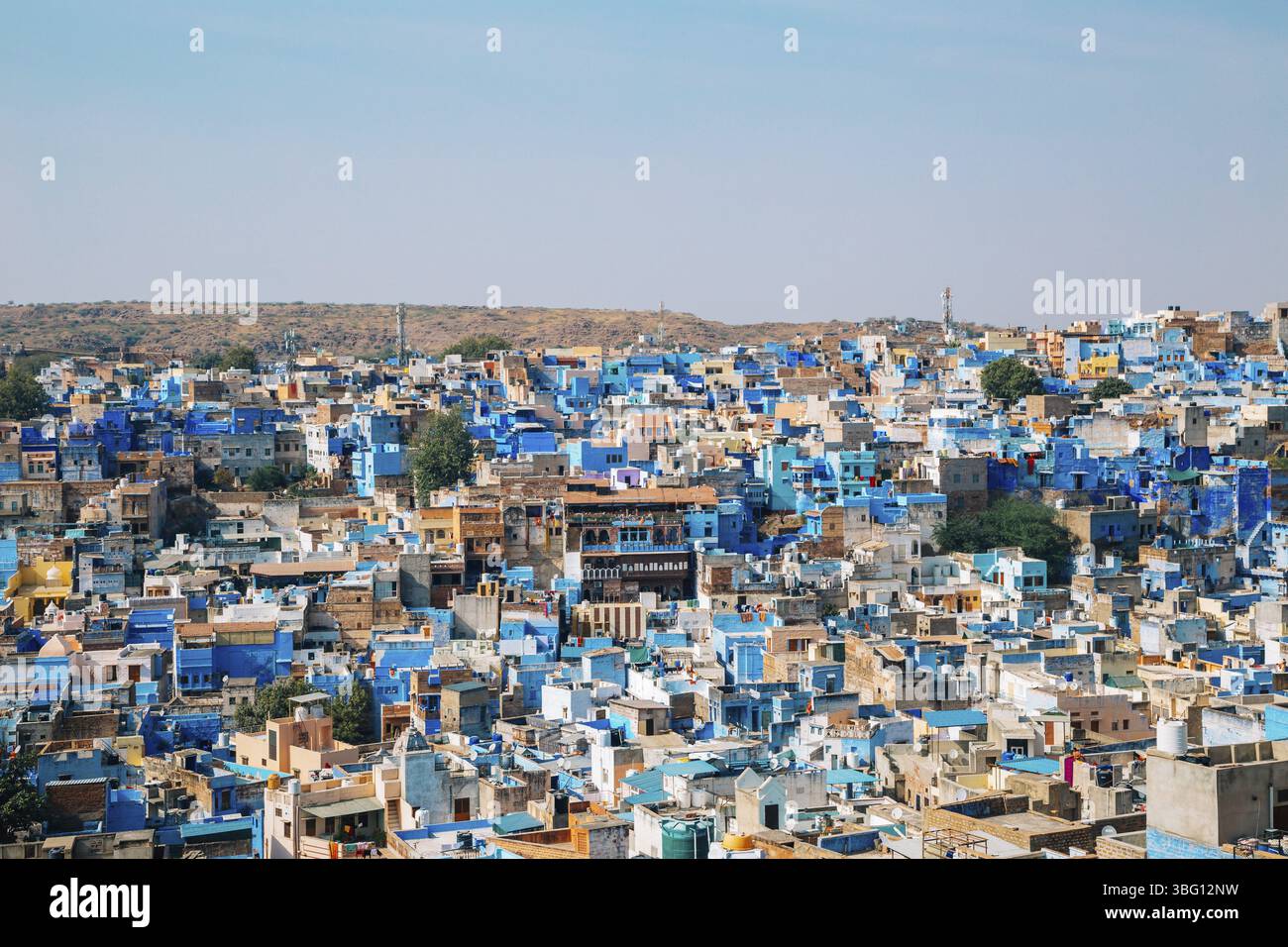 Blue city view in Jodhpur, India, Asia Stock Photo - Alamy