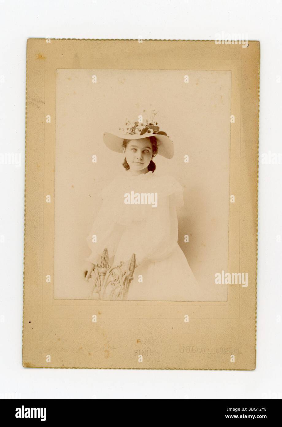 A portrait of Helen Beatty Henderson at the age of 15 in 1895. Helen ...