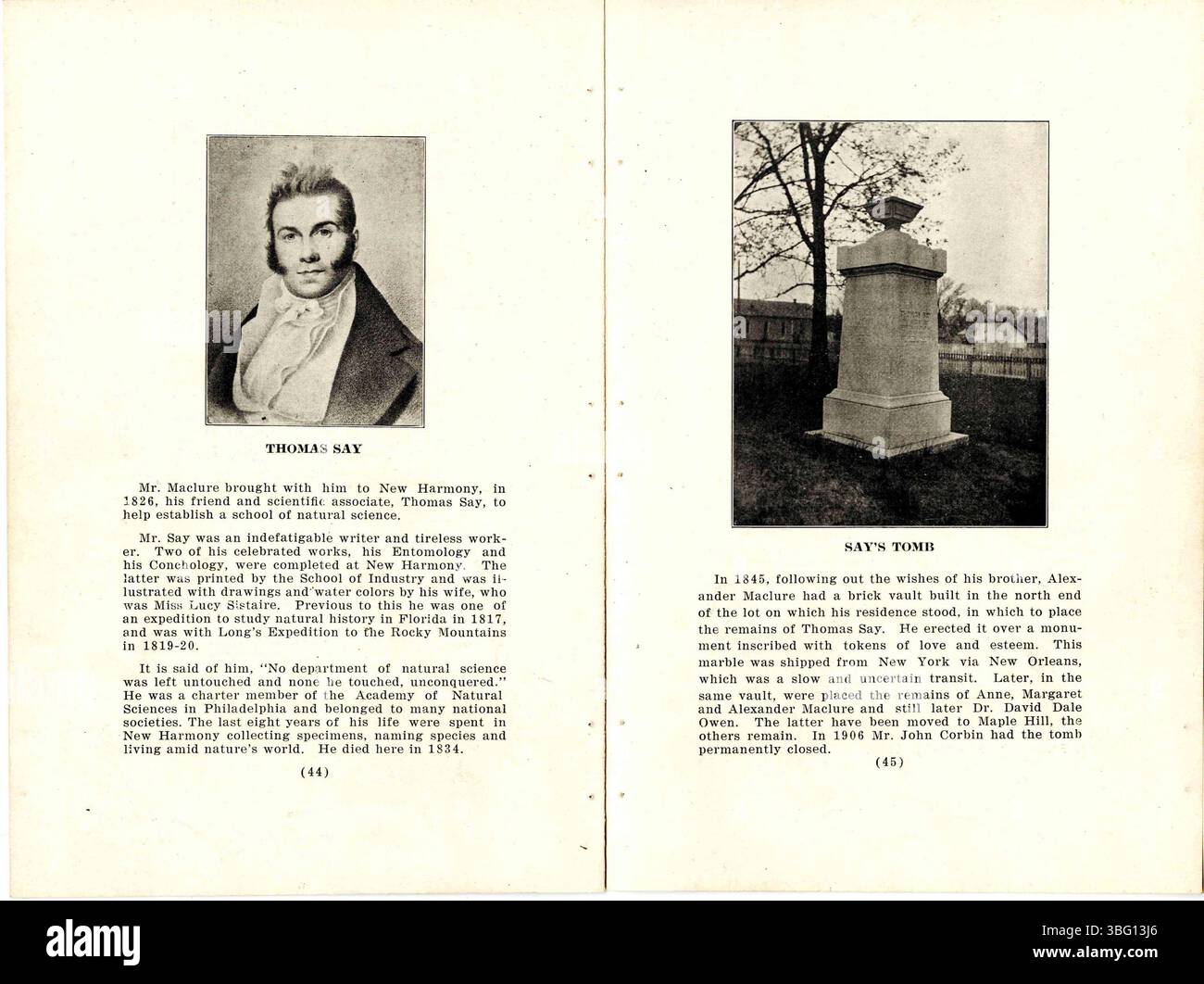 The 1923 guide to Historic New Harmony by Nora C. Fretageot includes a ...