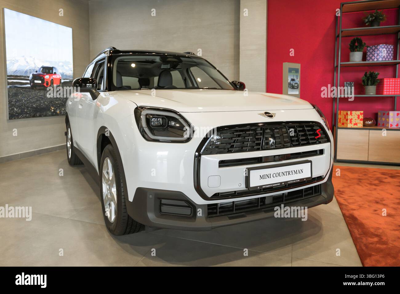 Almaty, Kazakhstan - May 29, 2025: New Mini Cooper S Countryman stands ...