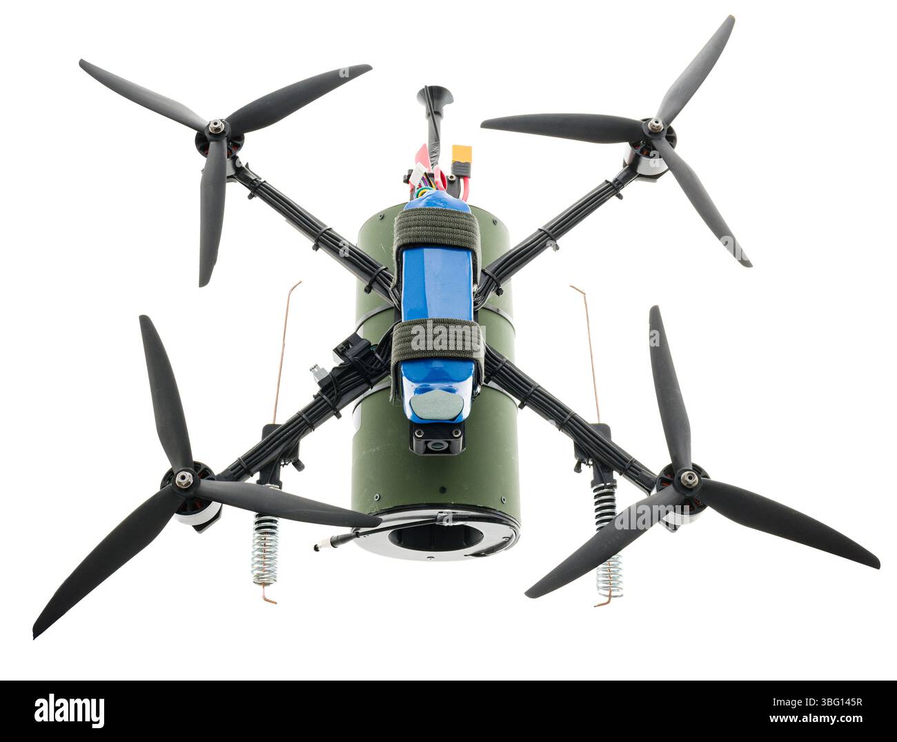 Military plane from above Cut Out Stock Images & Pictures - Alamy