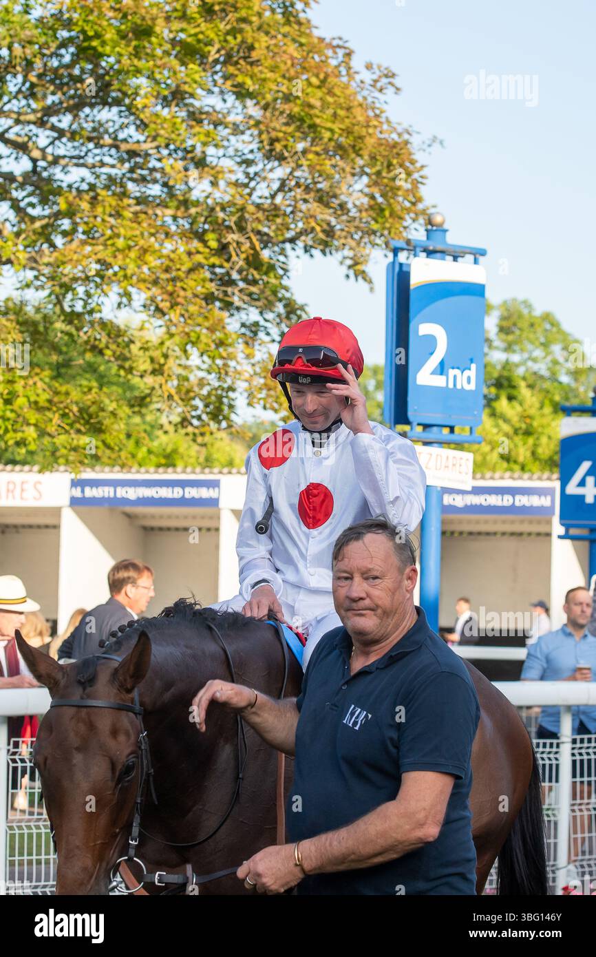 Windsor, Berkshire, UK. 2nd June, 2025. Horse SO DARN HOT ridden by ...