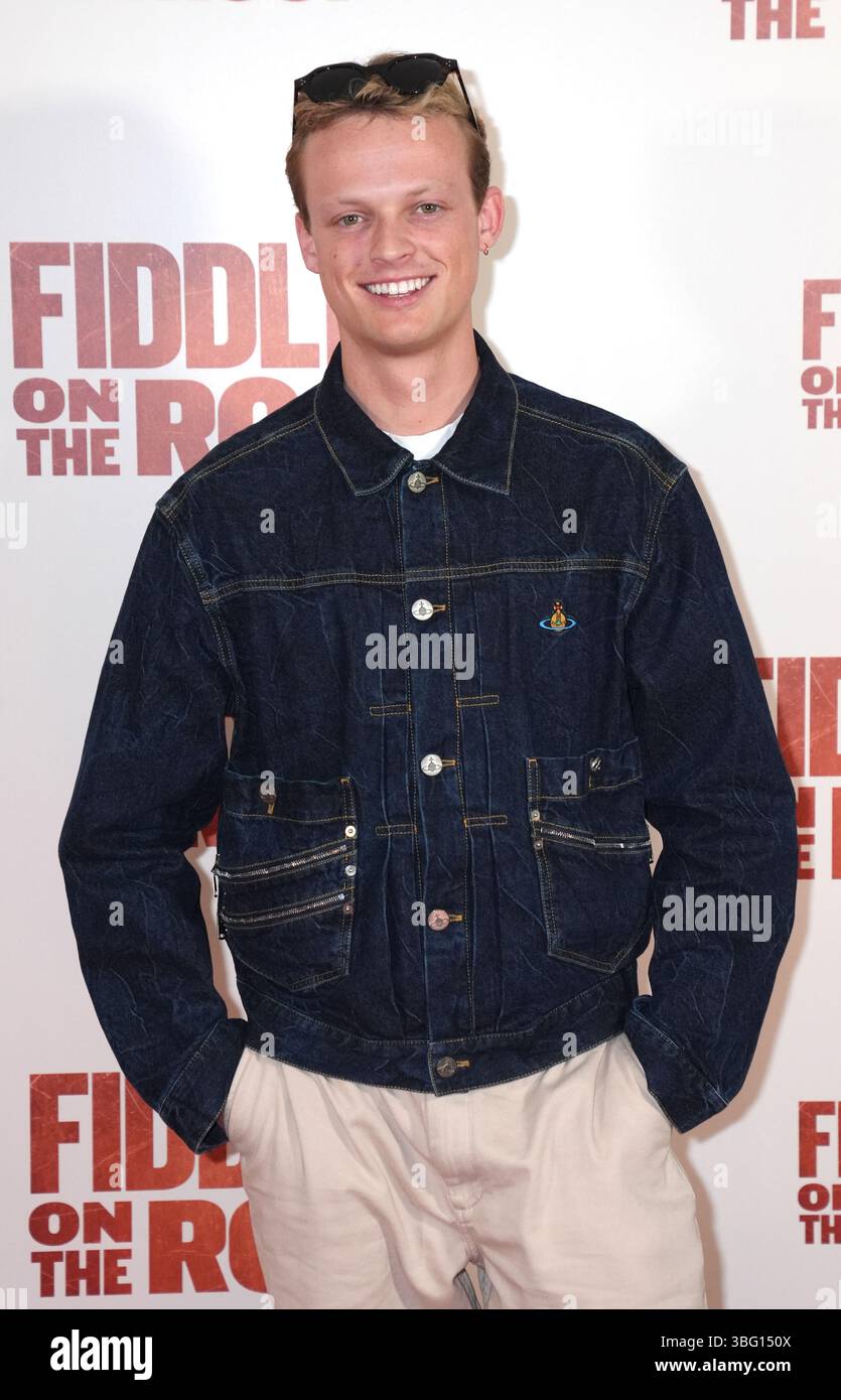 Anson Boon attending the press night of Fiddler on the Roof at the ...