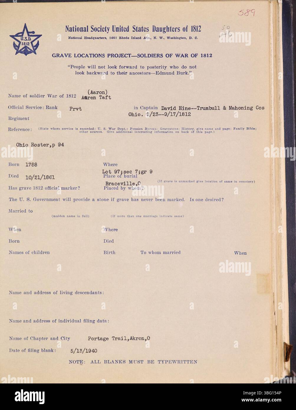 This volume is part of a larger multi-volume effort to identify burial ...