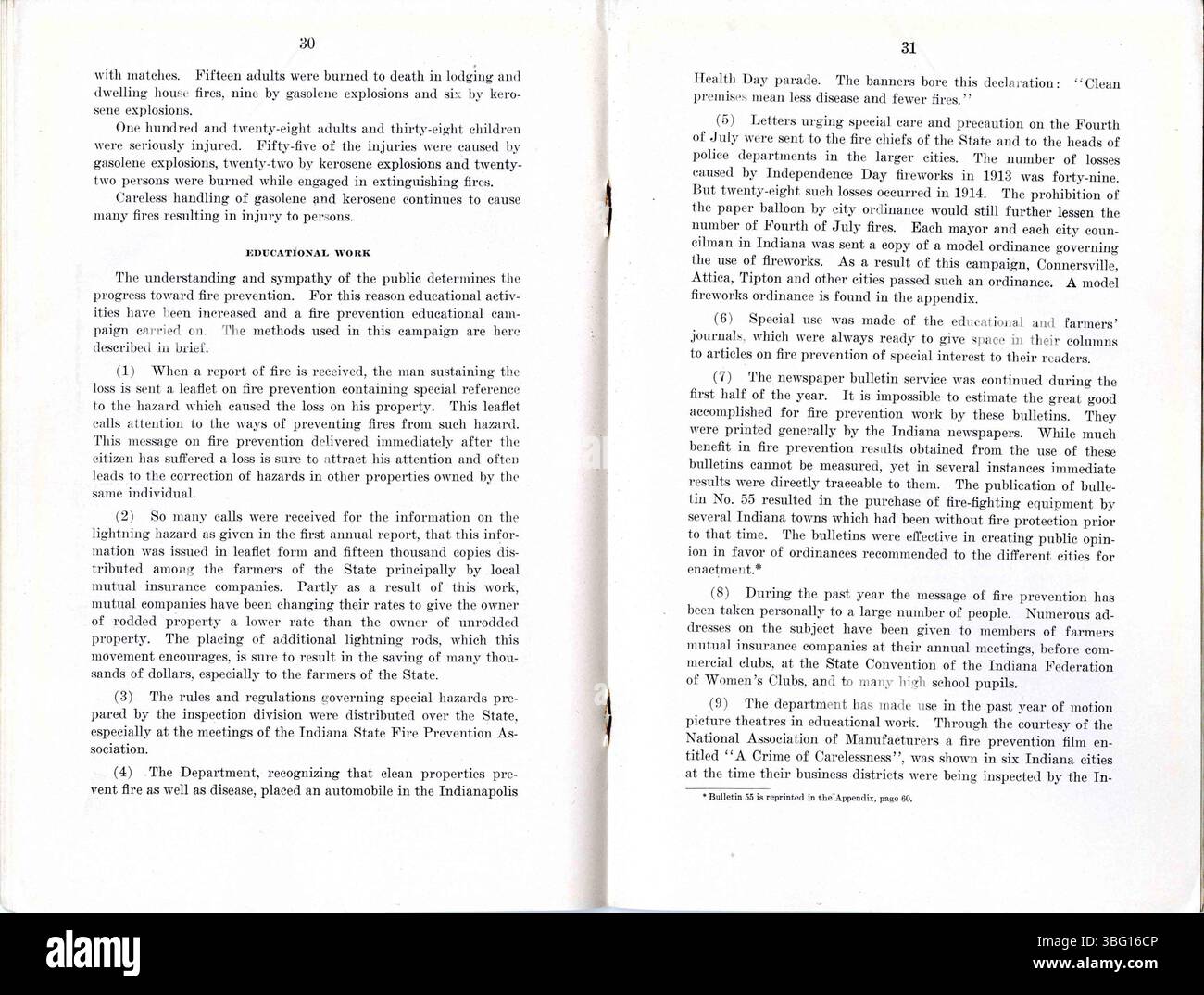 The 1914 Annual Report to the Governor from the Indiana State Fire ...
