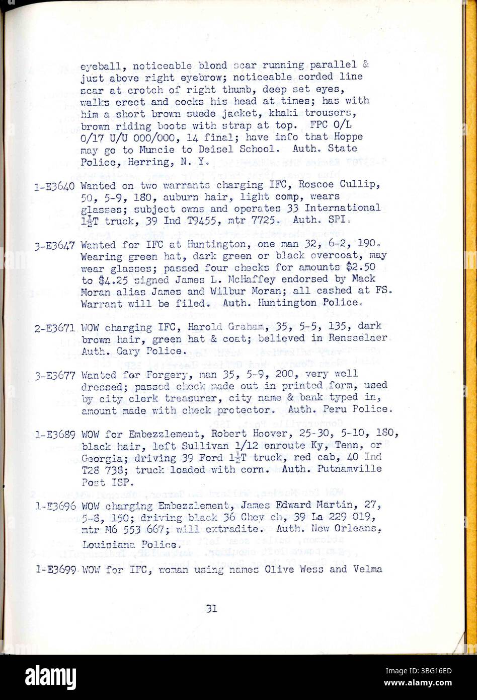 This page of the Indiana Law Enforcement Digest (February 1940) covers ...