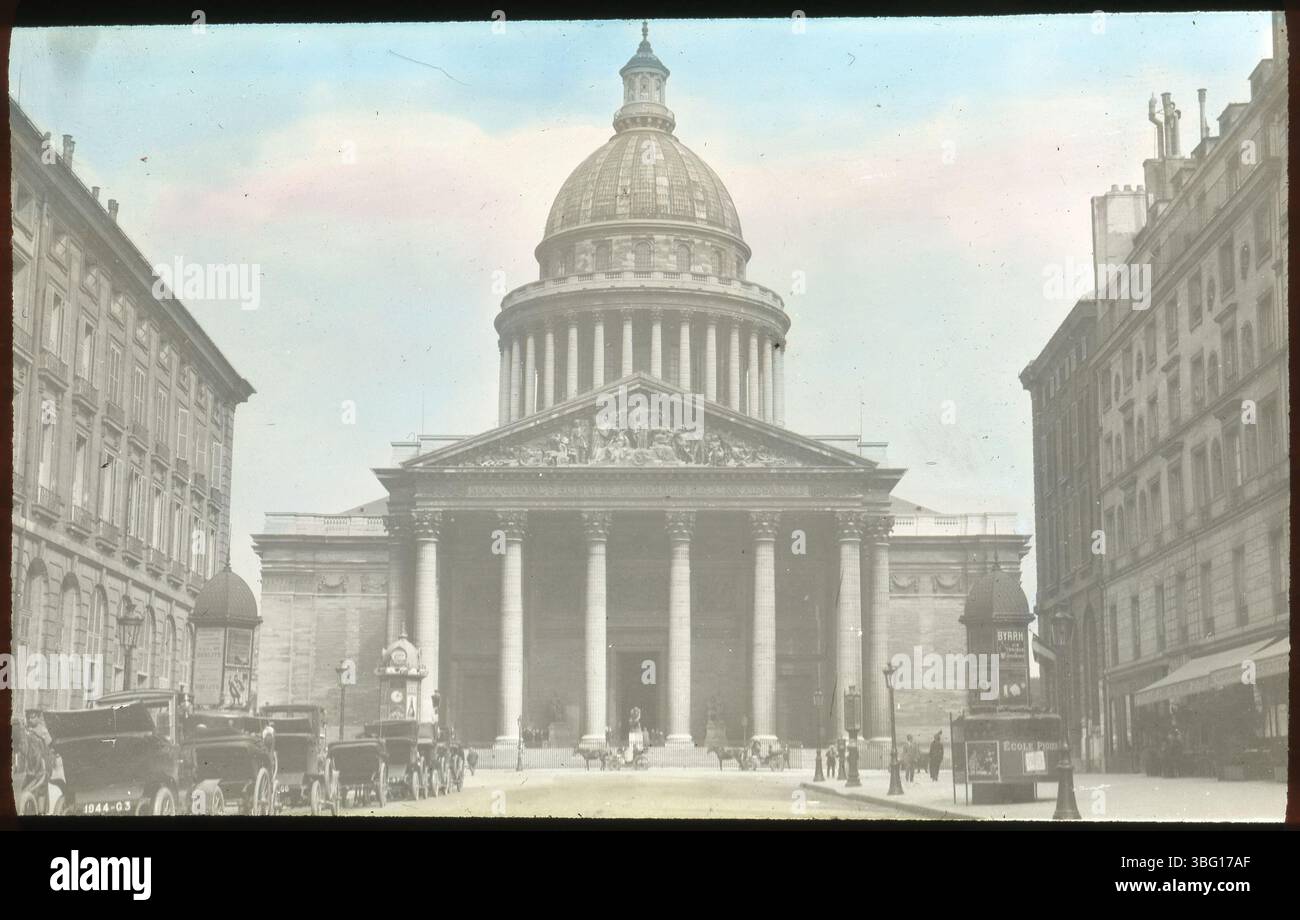The Panthéon in Paris, originally a church and now a secular mausoleum ...