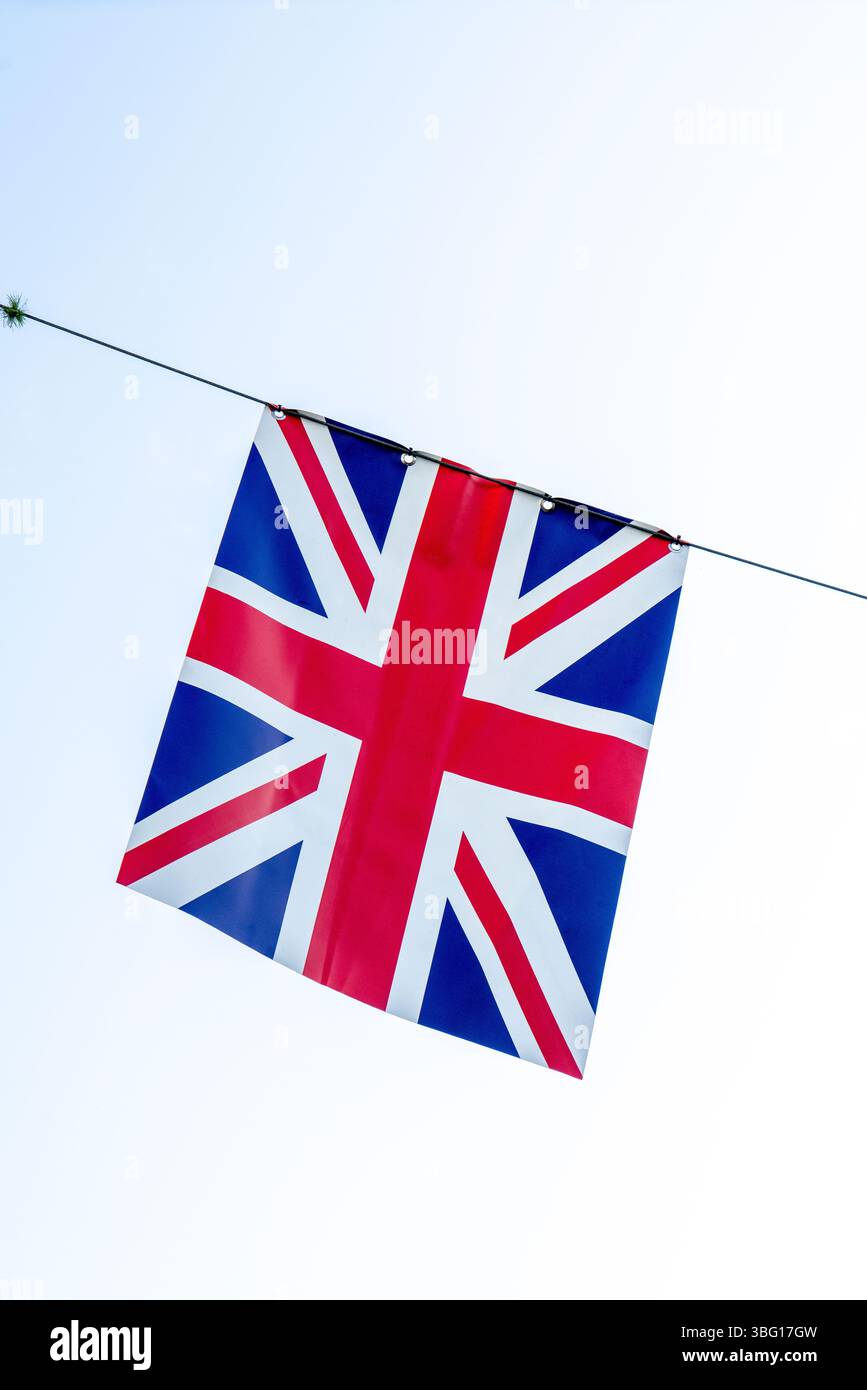 Hanging union jack hi-res stock photography and images - Alamy