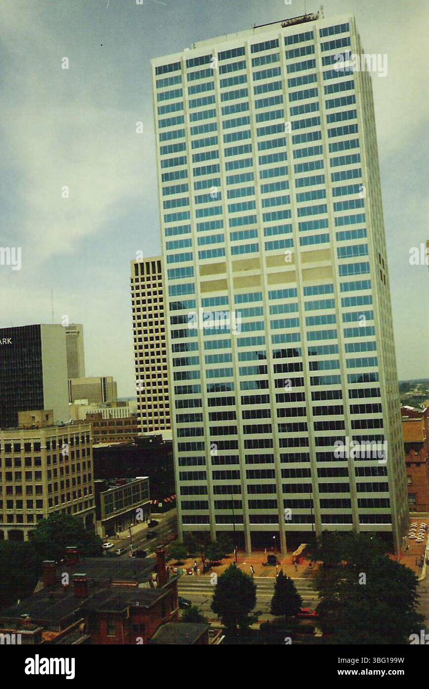 A 2000 color photograph showing an exterior view of the Borden Building ...