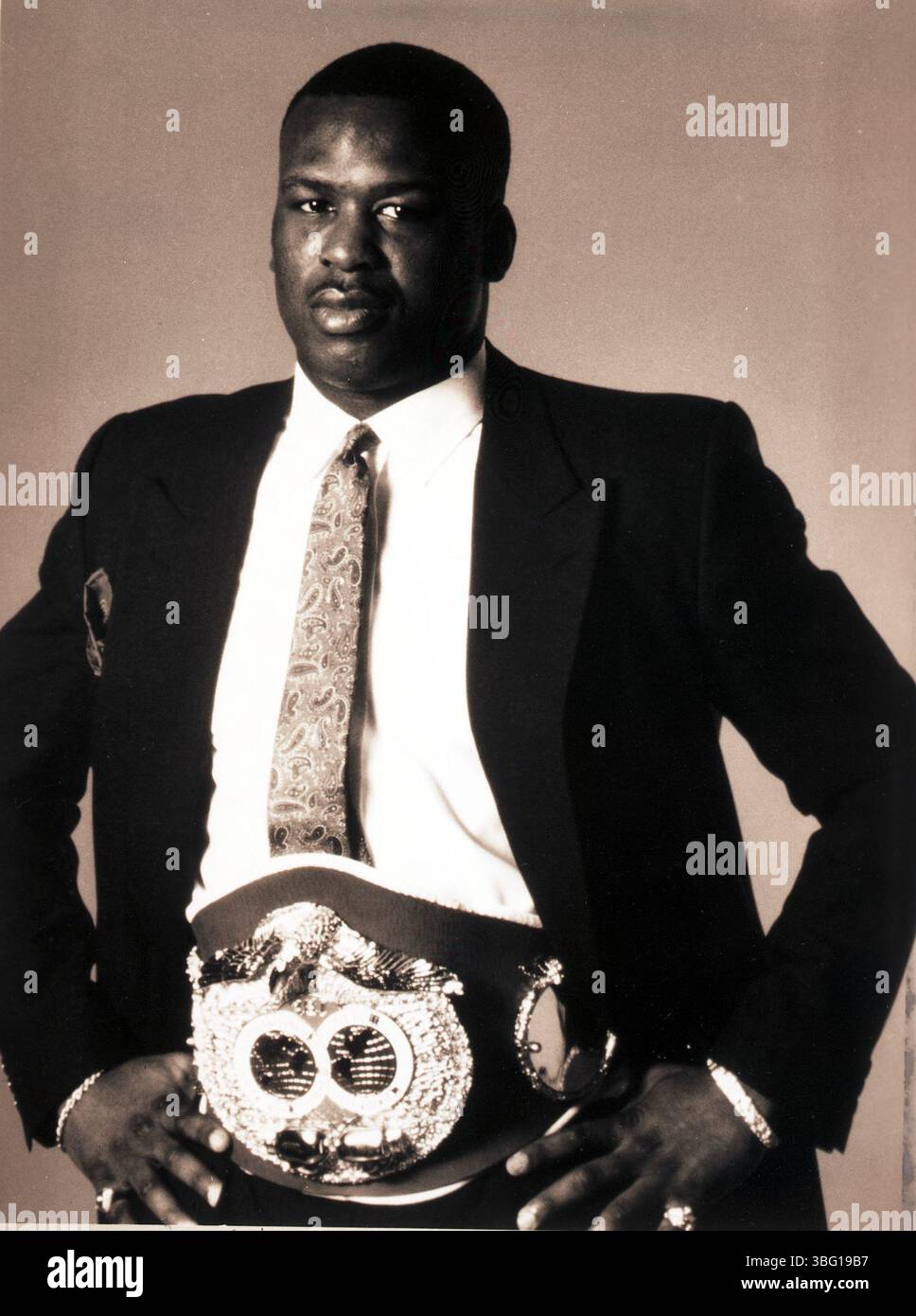 Portrait of Buster Douglas, born April 7, 1960, who became heavyweight ...