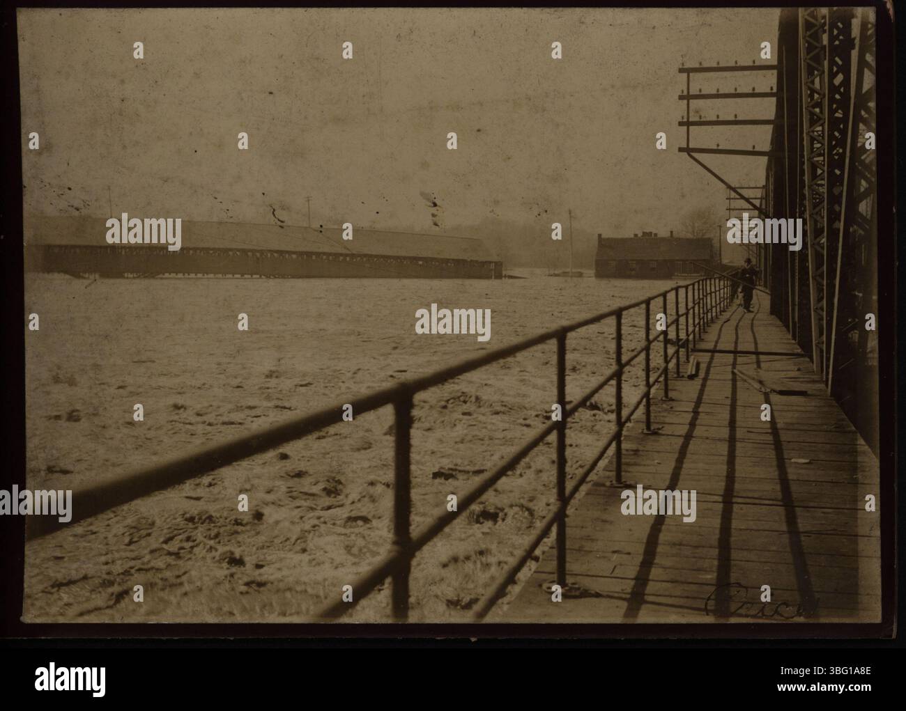 This photograph, taken in late March 1898, shows a view of the ...