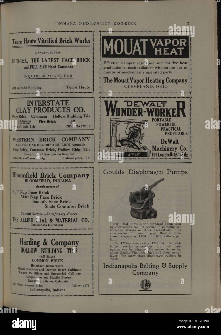 The June 18, 1927 edition of the Indiana Construction Recorder provides ...