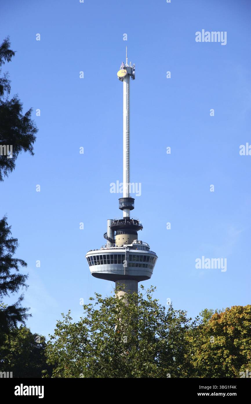 Rotterdam observation tower euromast hi-res stock photography and ...