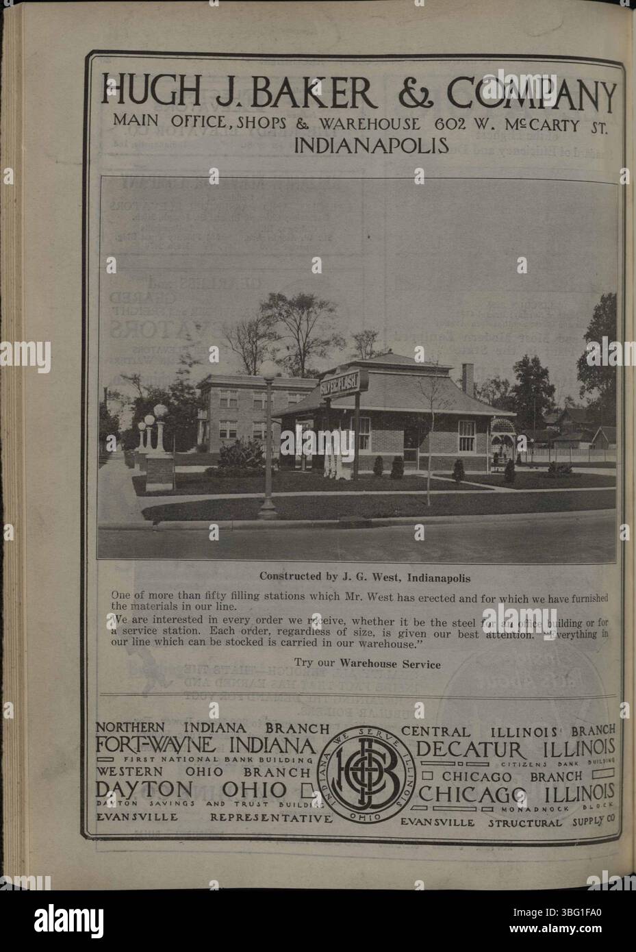 The Indiana Construction Recorder, dated February 12, 1927, reports on ...