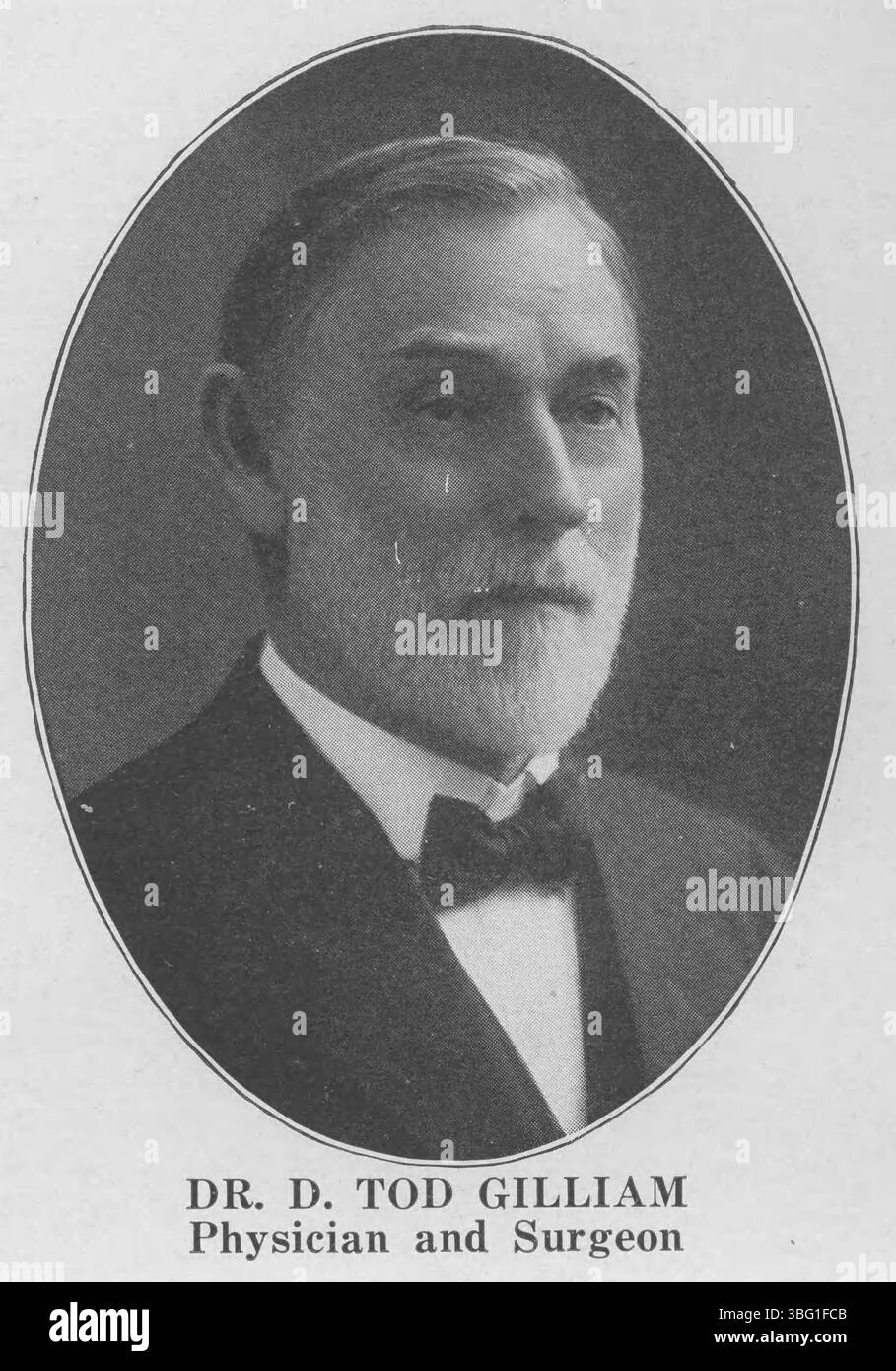 Portraits of David Tod Gilliam (1844-1923), a doctor who practiced in ...